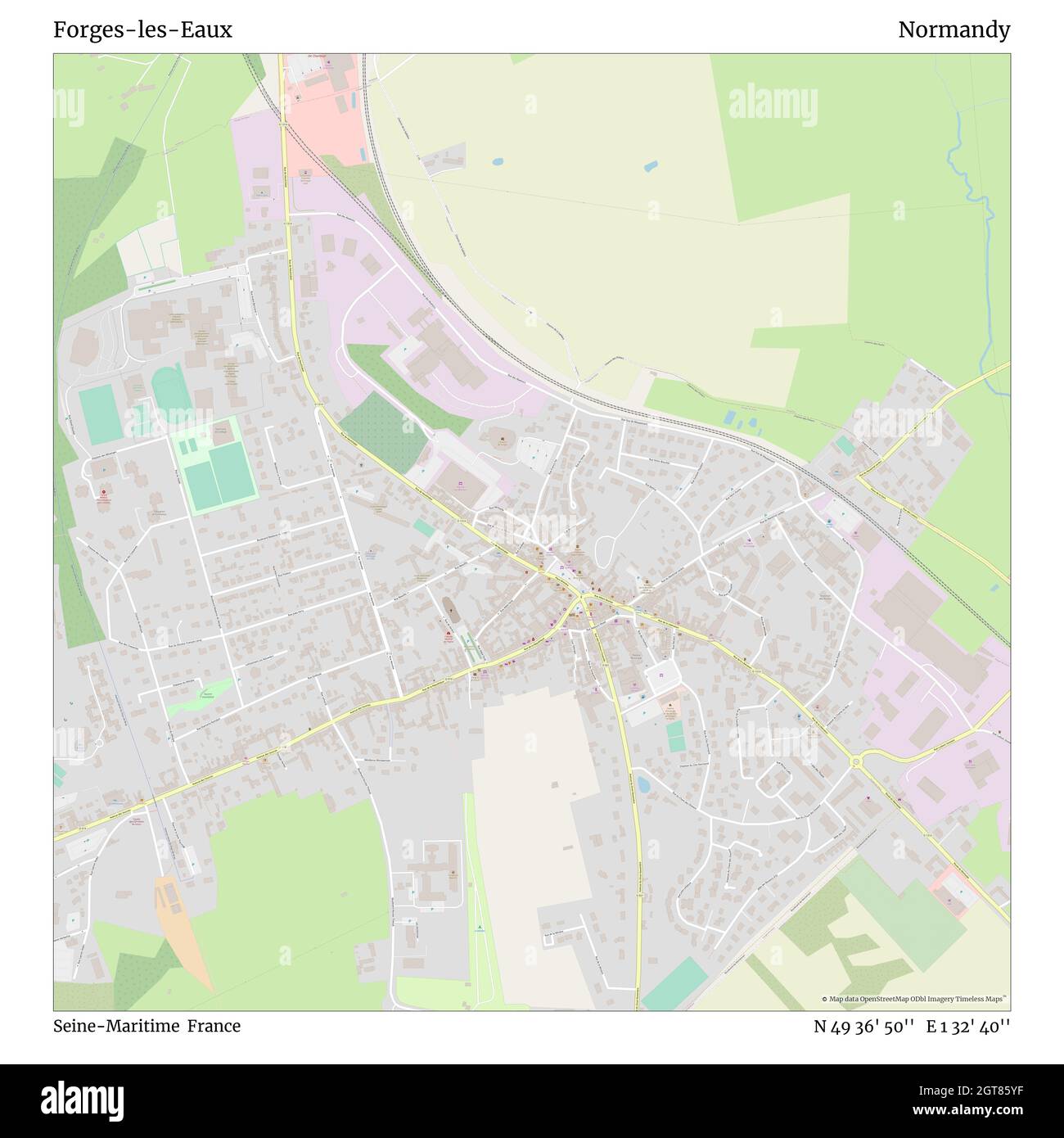 Forges-les-Eaux, seine-Maritime, Frankreich, Normandie, N 49 36' 50 ...
