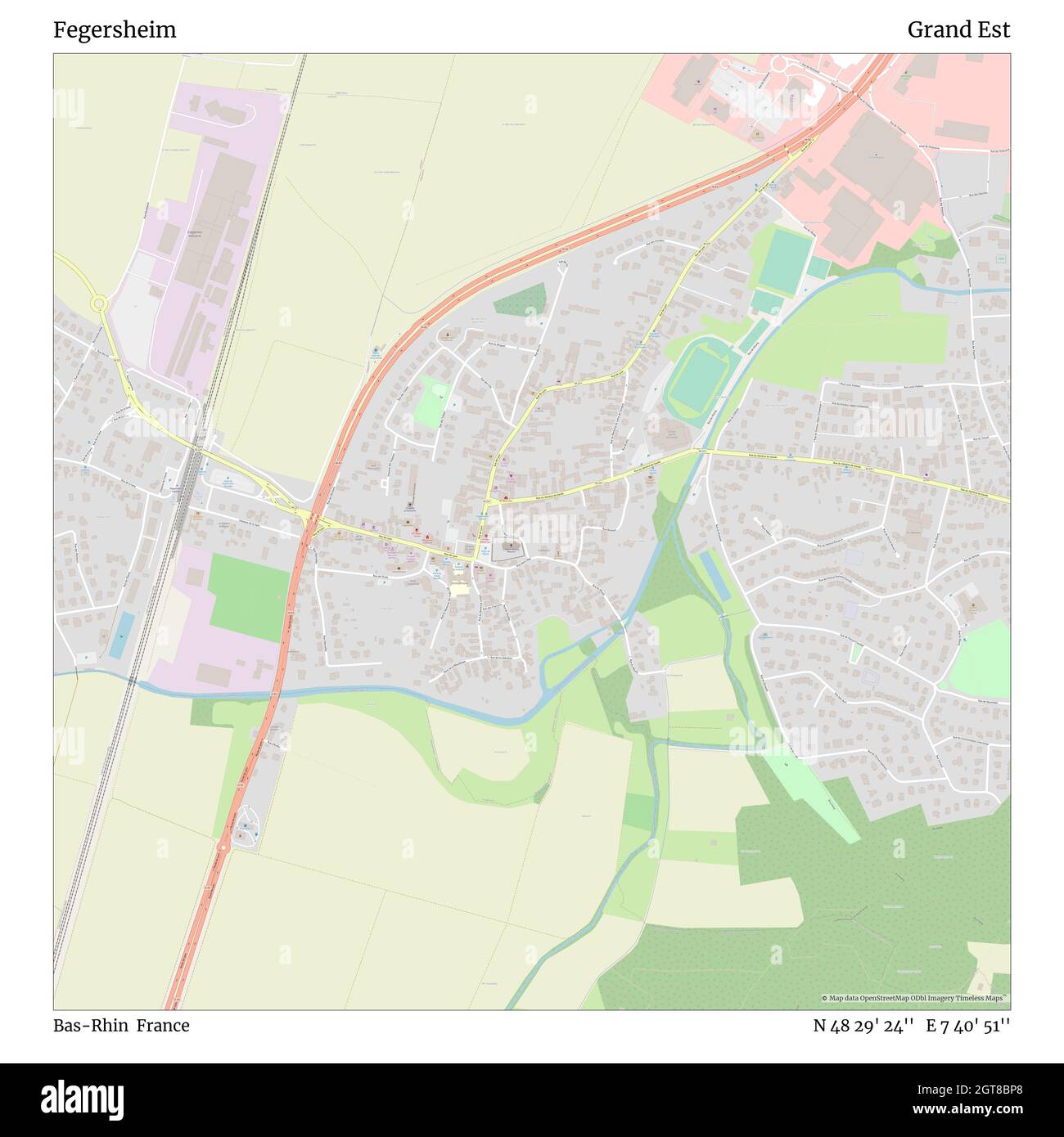 Fegersheim, Bas-Rhin, Frankreich, Grand Est, N 48 29' 24'', E 7 40' 51 ...