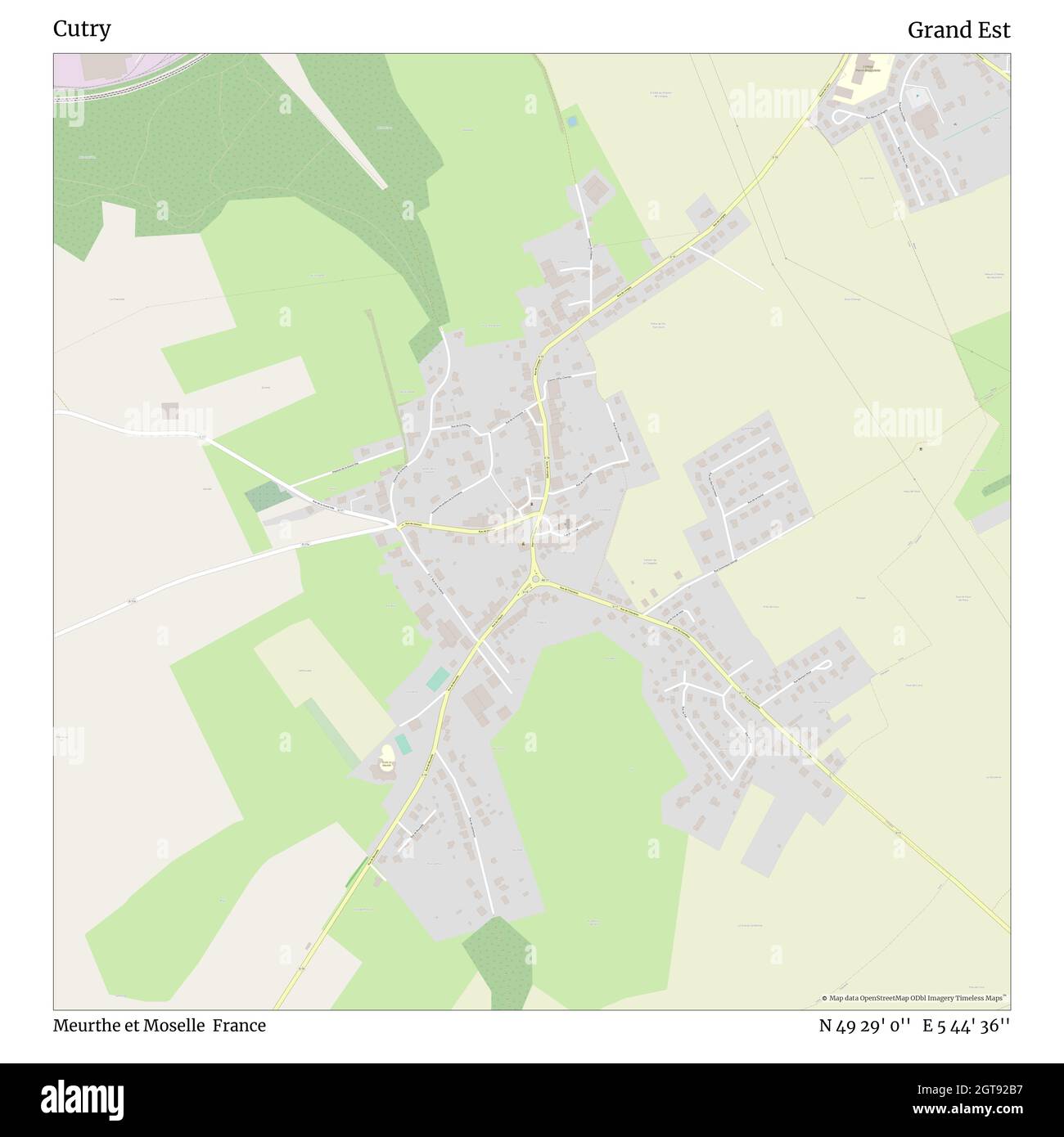 Cutry, Meurthe et Moselle, Frankreich, Grand Est, N 49 29' 0'', E 5 44 ...