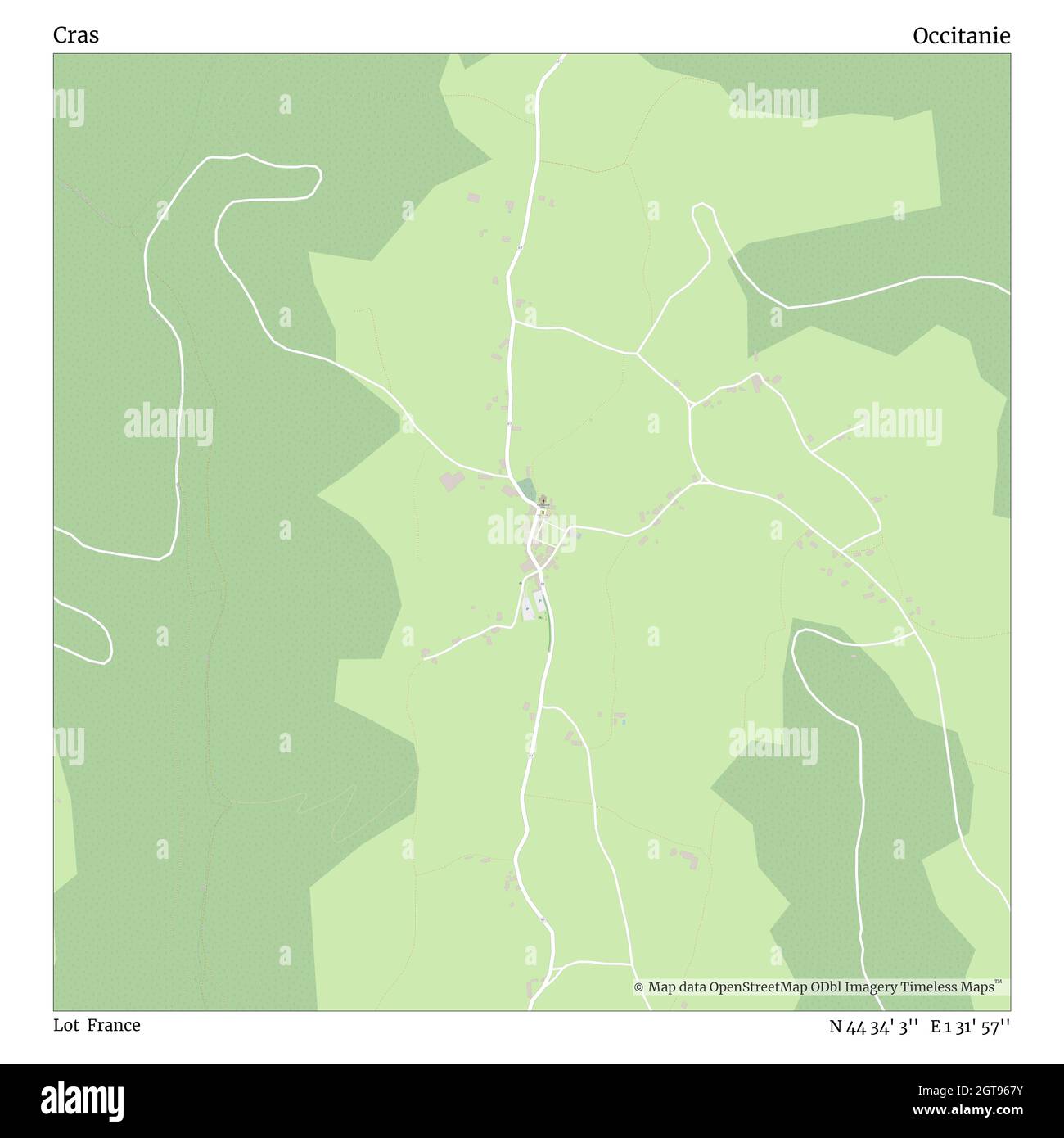 CRAS, Lot, France, Cizitanie, N 44 34' 3'', E 1 31' 57'', map, Timeless ...
