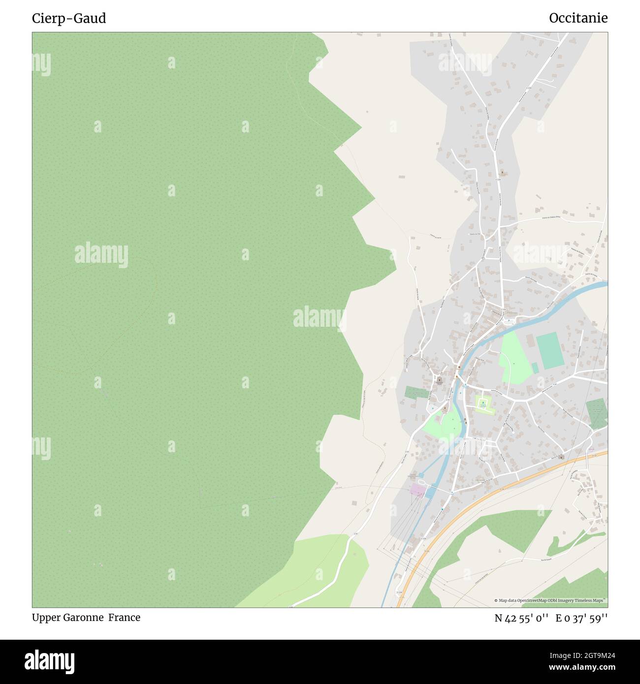 Cierp-Gaud, Upper Garonne, Frankreich, Oczitanie, N 42 55' 0'', E 0 37 ...