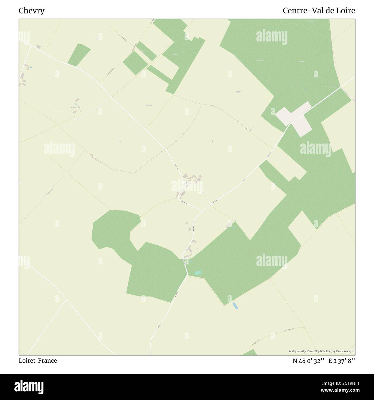 Chevry, Loiret, Frankreich, Centre-Val de Loire, N 48 0' 32'', E 2 37 ...