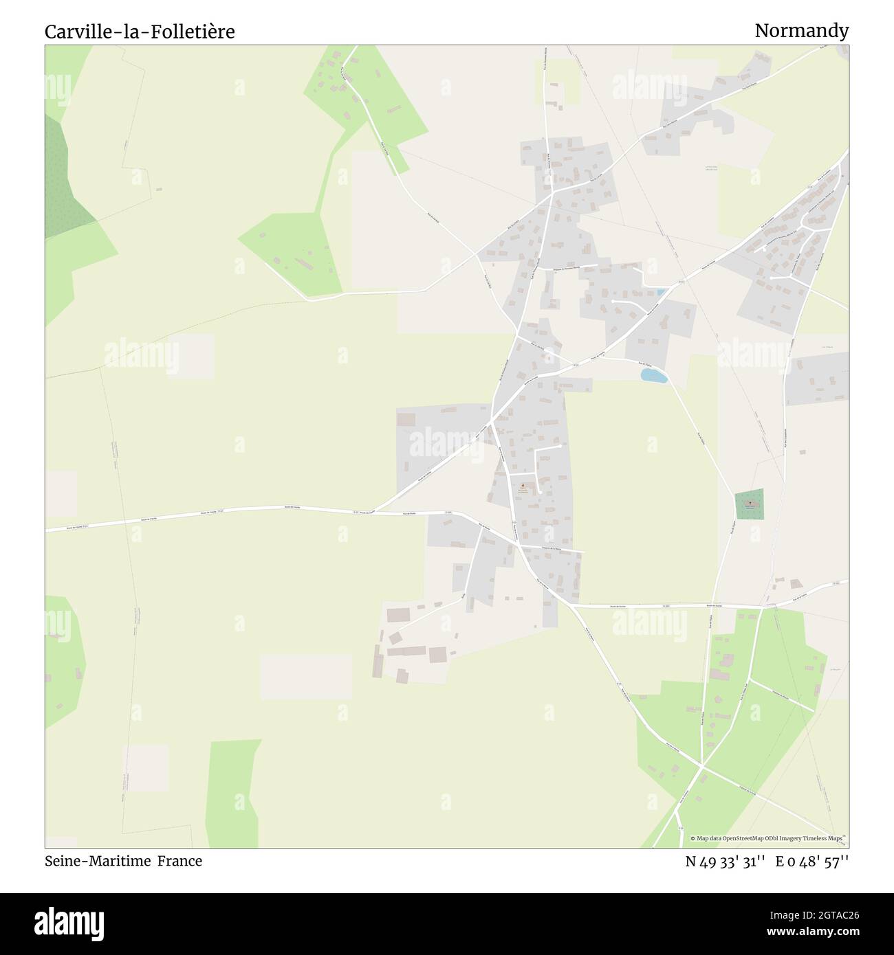 Carville-la-Folletière, seine-Maritime, Frankreich, Normandie, N 49 33 ...