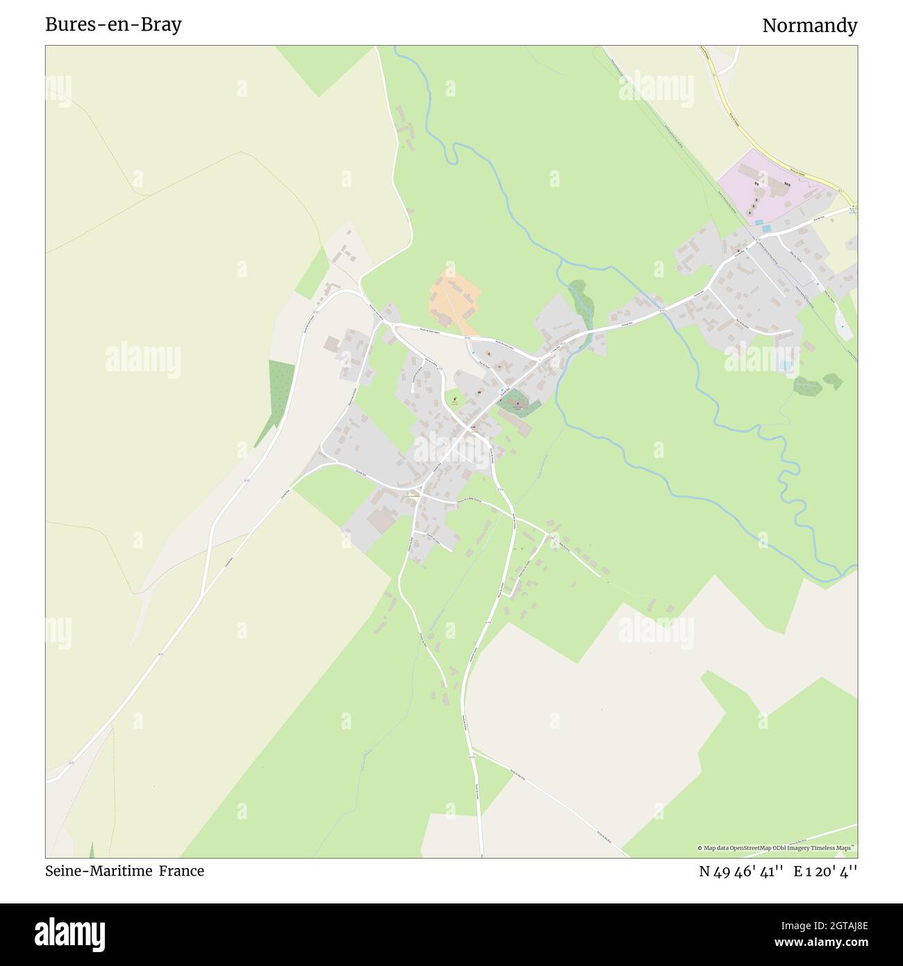 Bures-en-Bray, seine-Maritime, Frankreich, Normandie, N 49 46' 41'', E ...