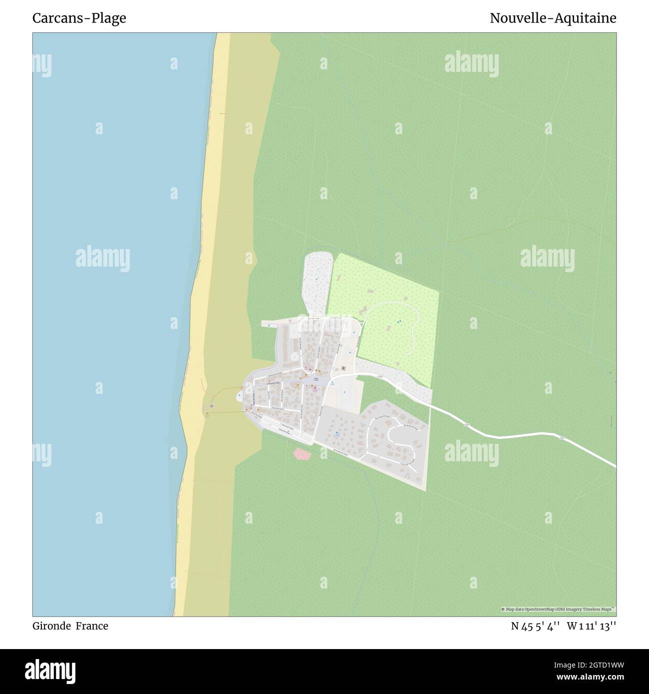 Carcans plage Ausgeschnittene Stockfotos und -bilder - Alamy