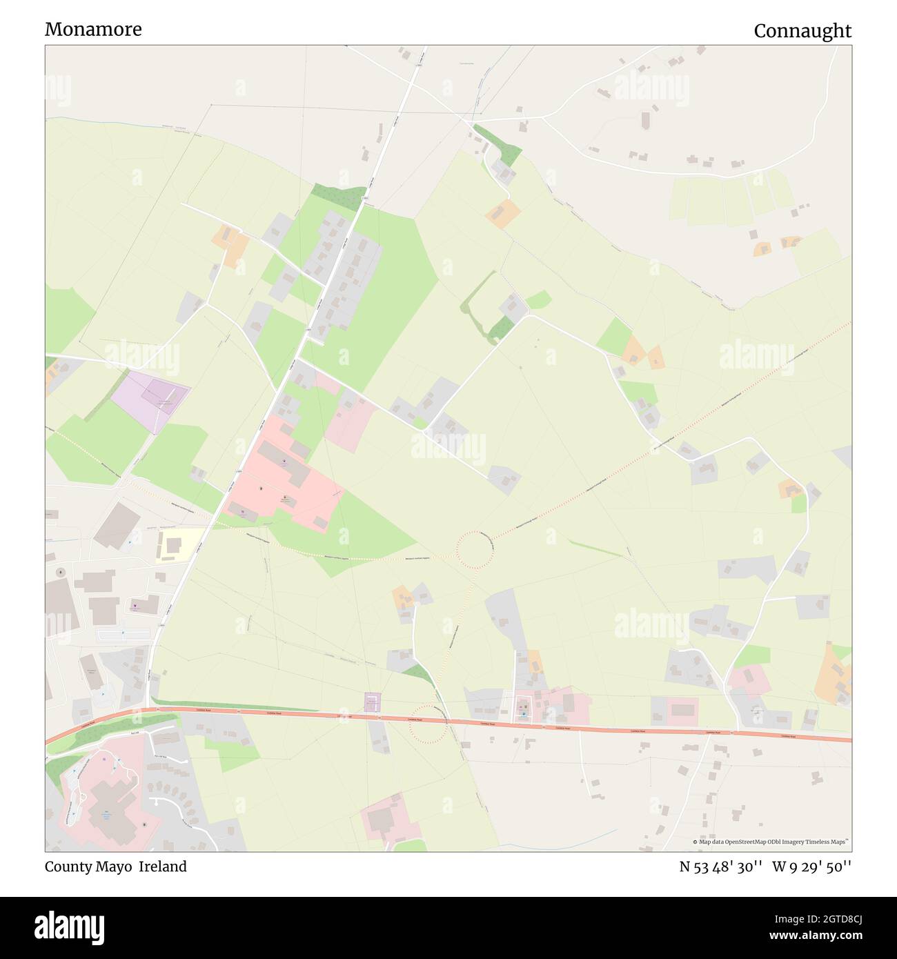 Monamore, County Mayo, Ireland, Connaught, N 53 48' 30'', W 9 29' 50 ...