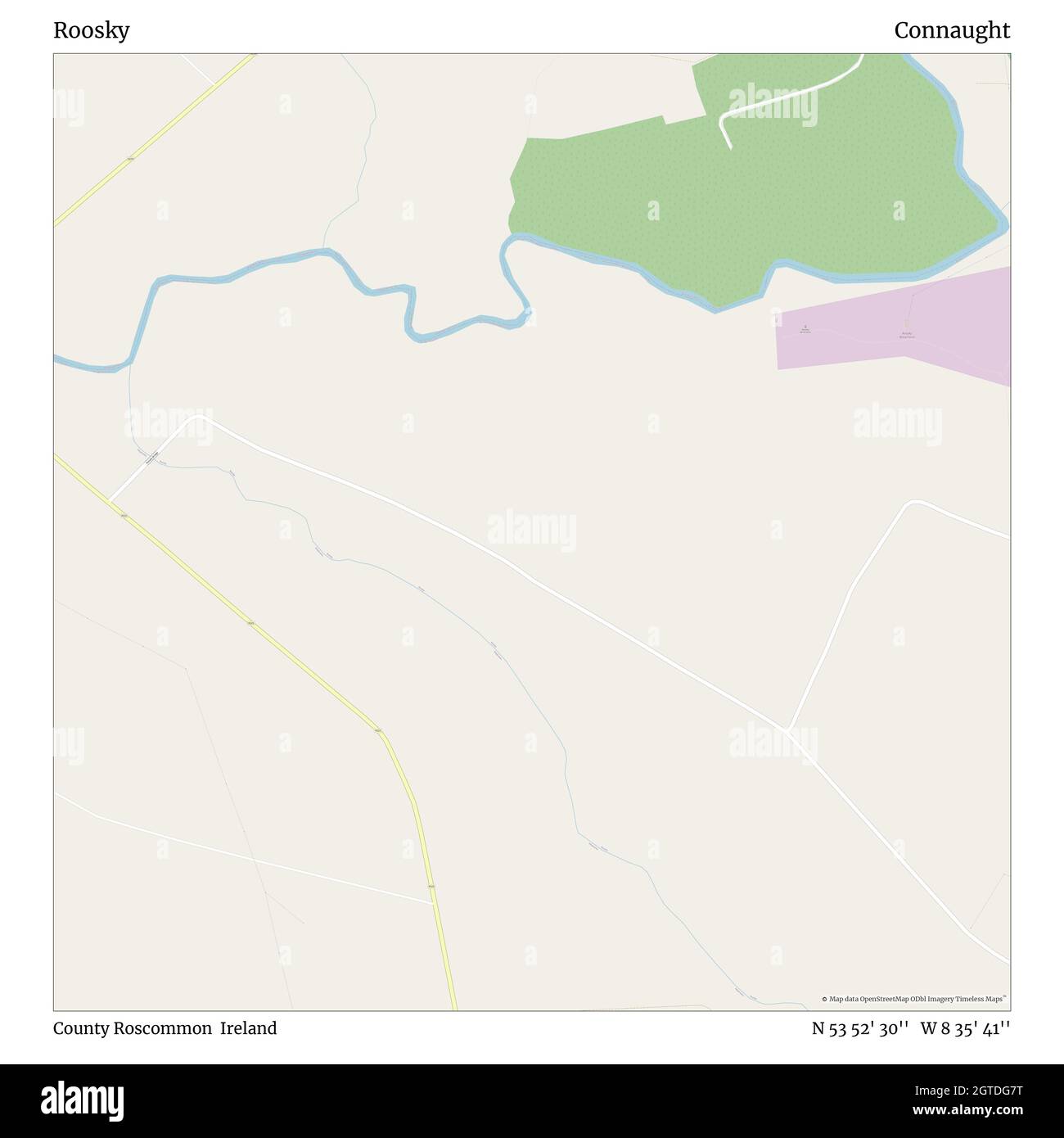 Roosky, County Roscommon, Ireland, Connaught, N 53 52' 30'', W 8 35' 41 ...
