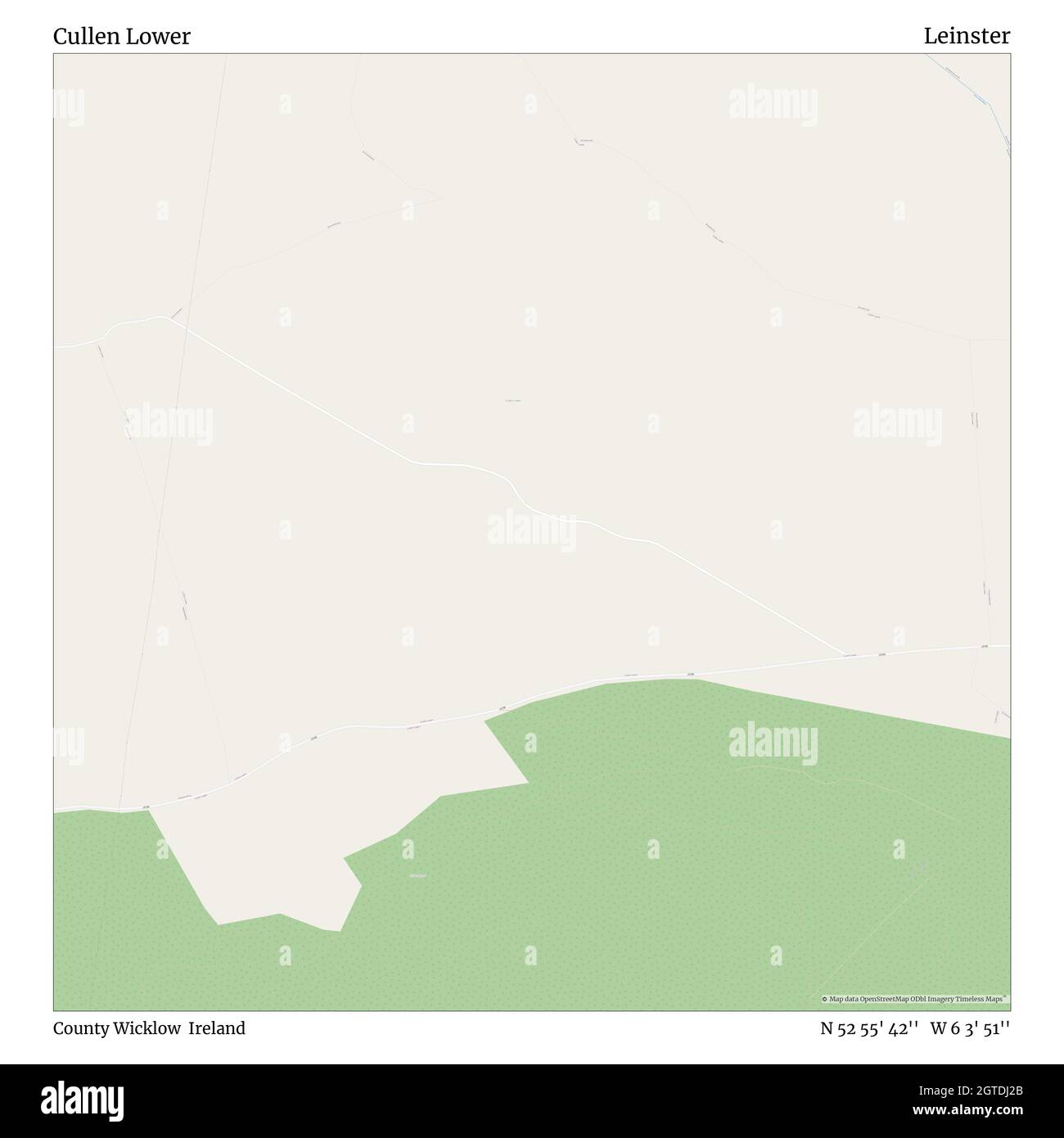 Cullen Lower, County Wicklow, Irland, Leinster, N 52 55' 42'', W 6 3 ...