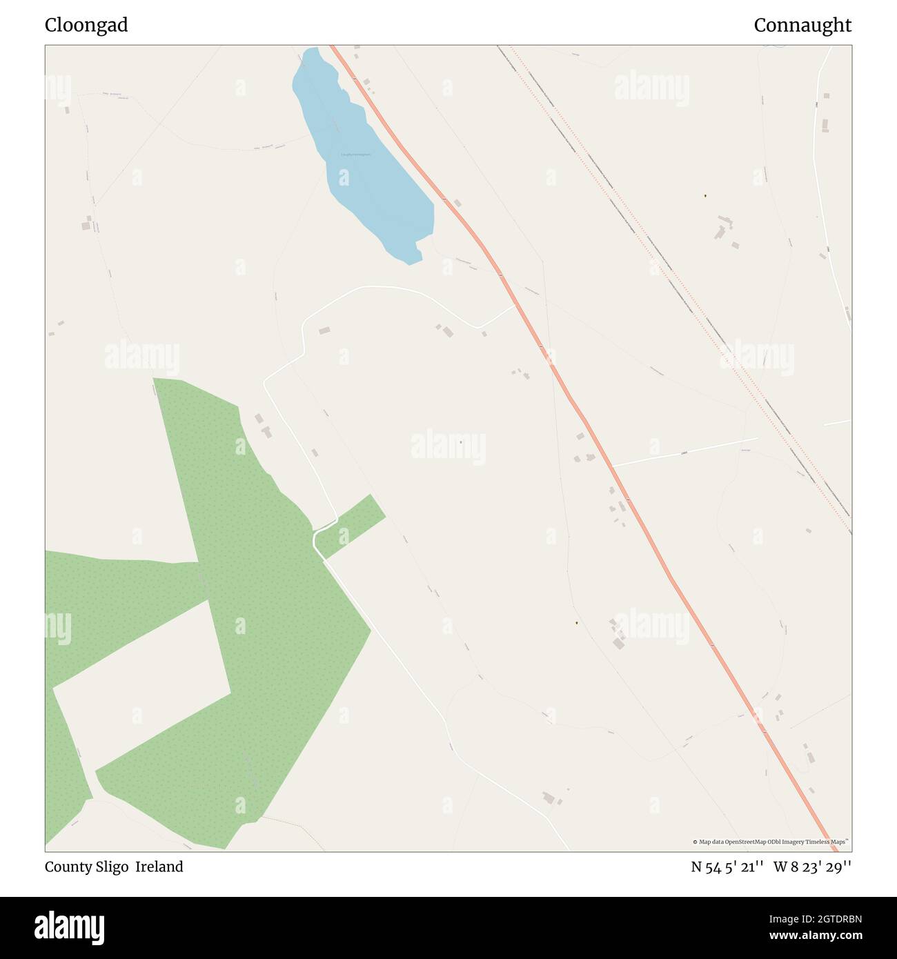 Cloongad, County Sligo, Ireland, Connaught, N 54 5' 21'', W 8 23' 29 ...