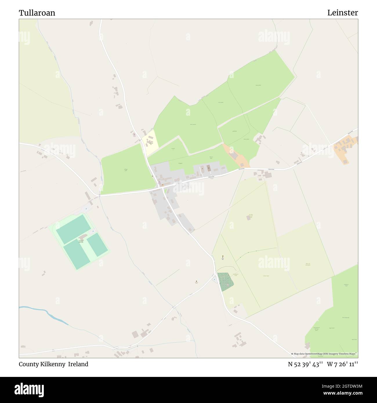 Tullaroan, County Kilkenny, Ireland, Leinster, N 52 39' 43'', W 7 26 ...