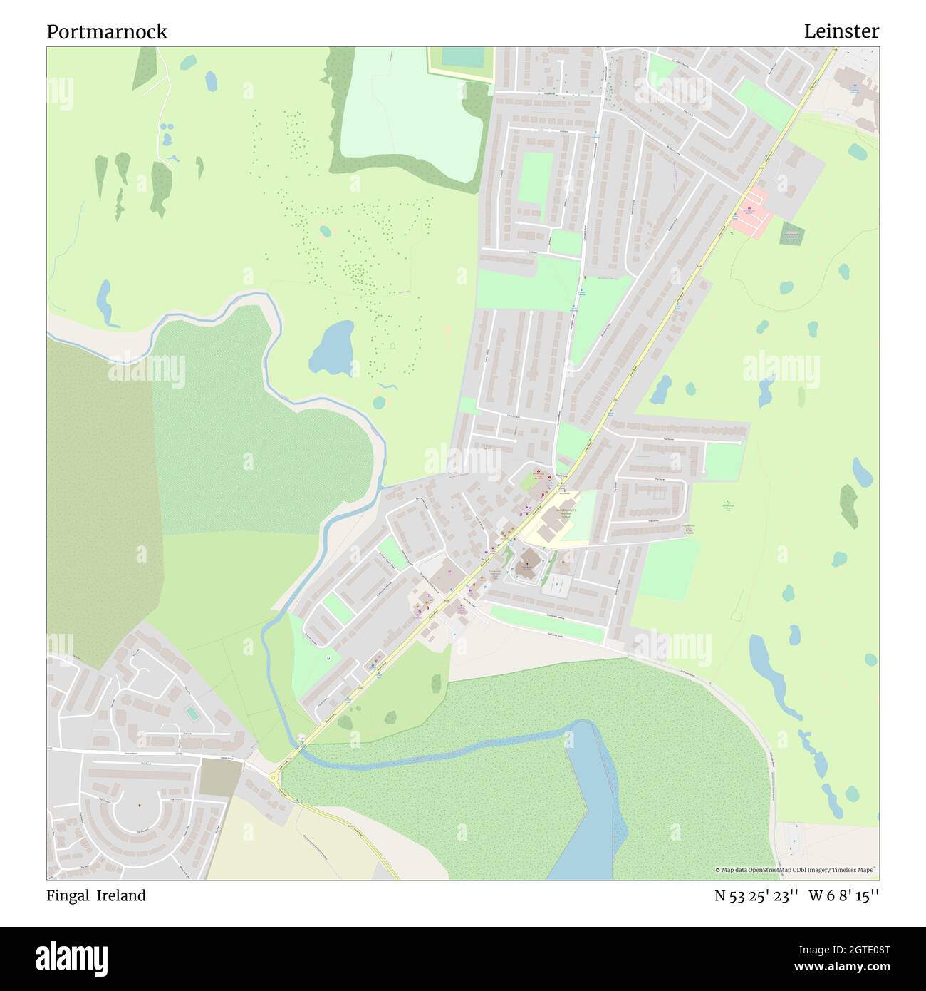 Portmarnock, Fingal, Ireland, Leinster, N 53 25' 23'', W 6 8' 15'', map ...