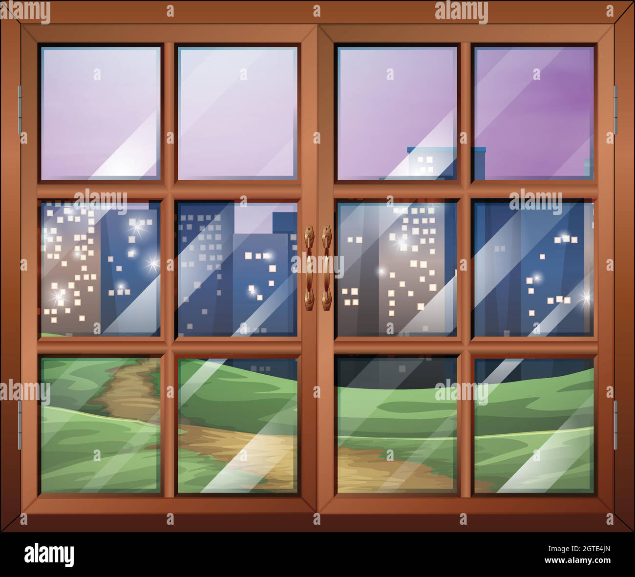 Home office fenster Stock-Vektorgrafiken kaufen - Alamy