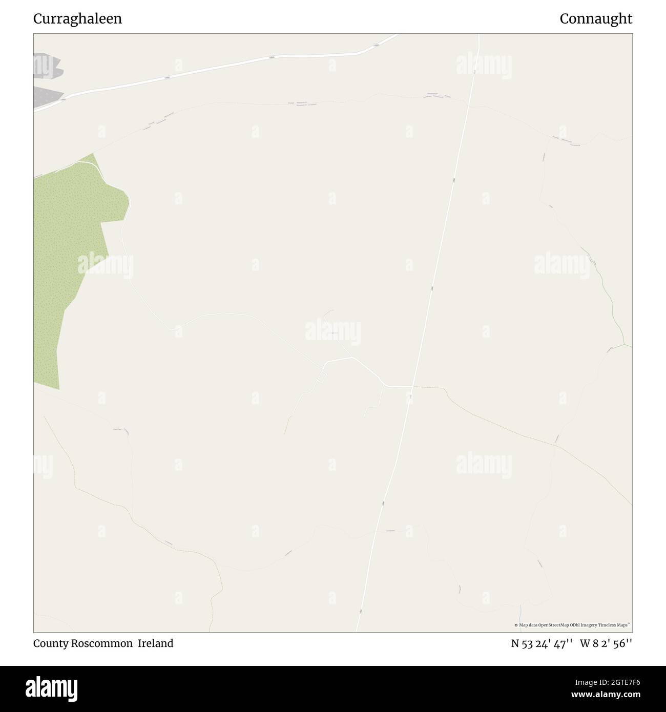 Curraghaleen, County Roscommon, Ireland, Connaught, N 53 24' 47'', W 8 ...