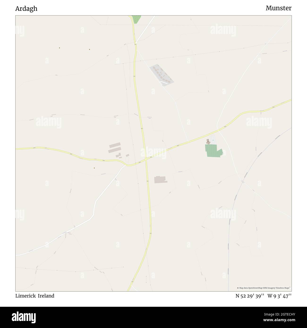 Ardagh, Limerick, Ireland, Munster, N 52 29' 39'', W 9 3' 47'', map ...