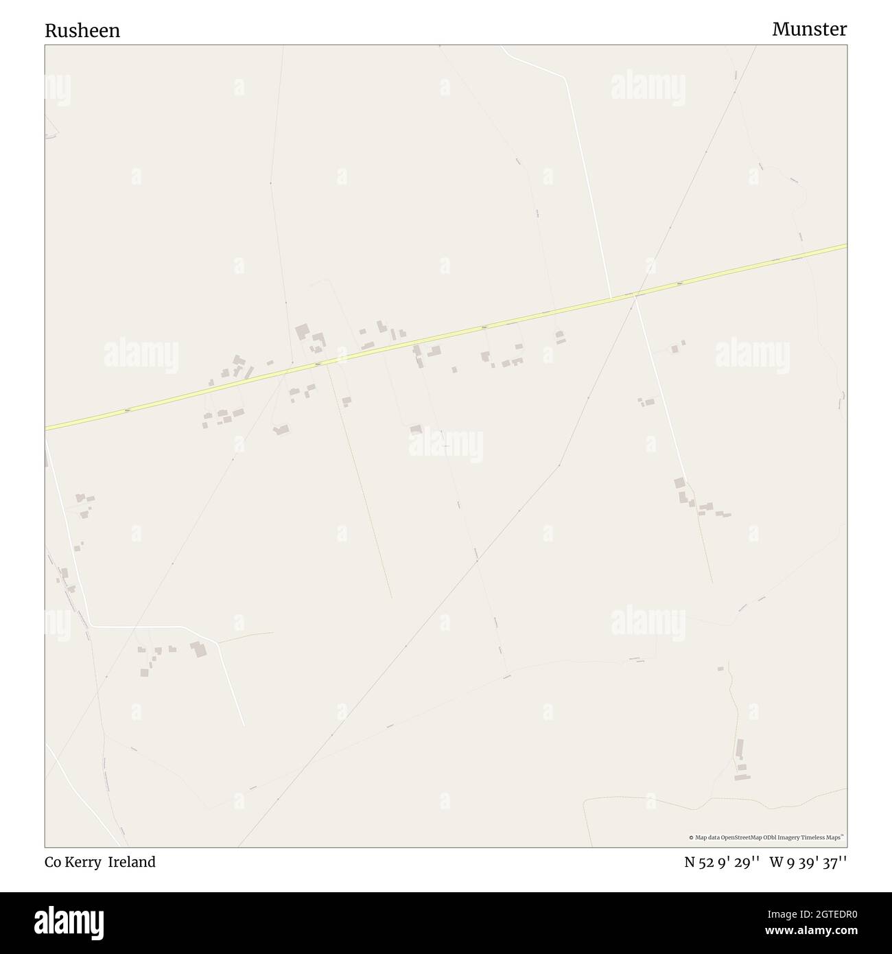 Rusheen, Co Kerry, Ireland, Munster, N 52 9' 29'', W 9 39' 37'', map ...