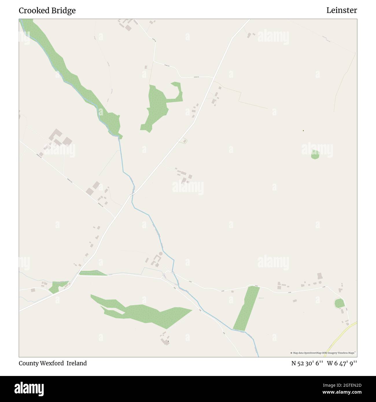 Crooked Bridge, County Wexford, Ireland, Leinster, N 52 30' 6'', W 6 47 ...