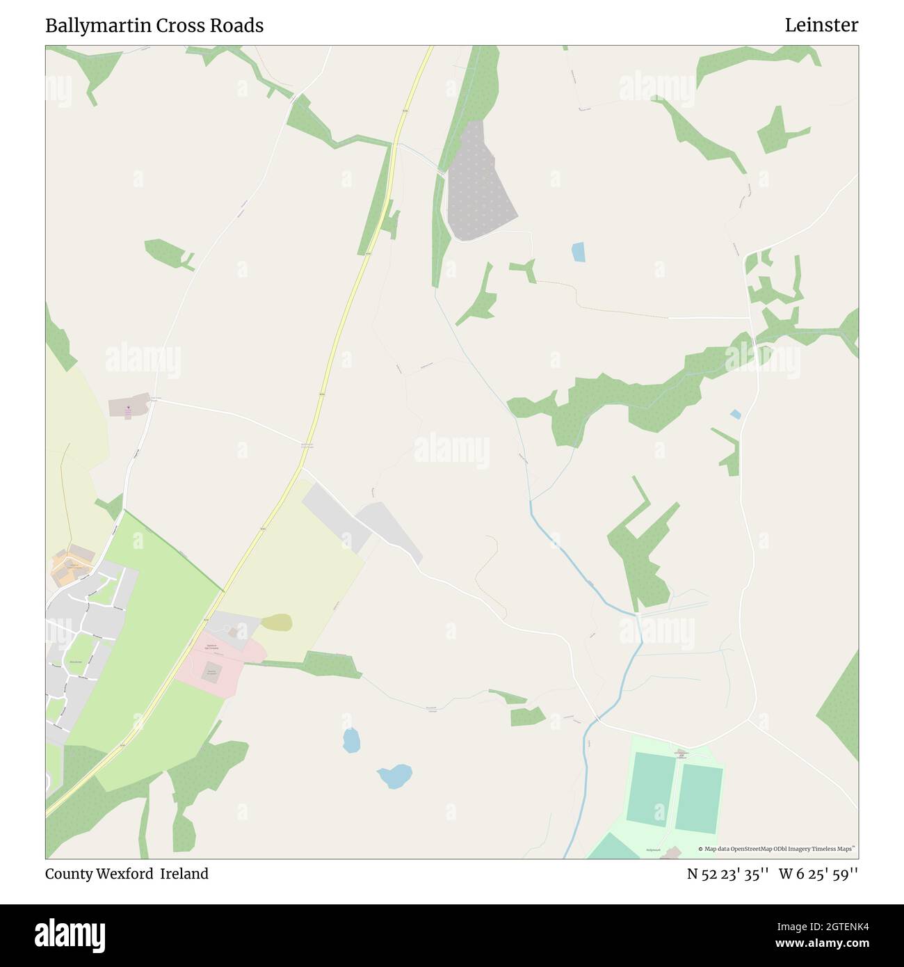 Ballymartin Cross Roads, County Wexford, Ireland, Leinster, N 52 23' 35 ...