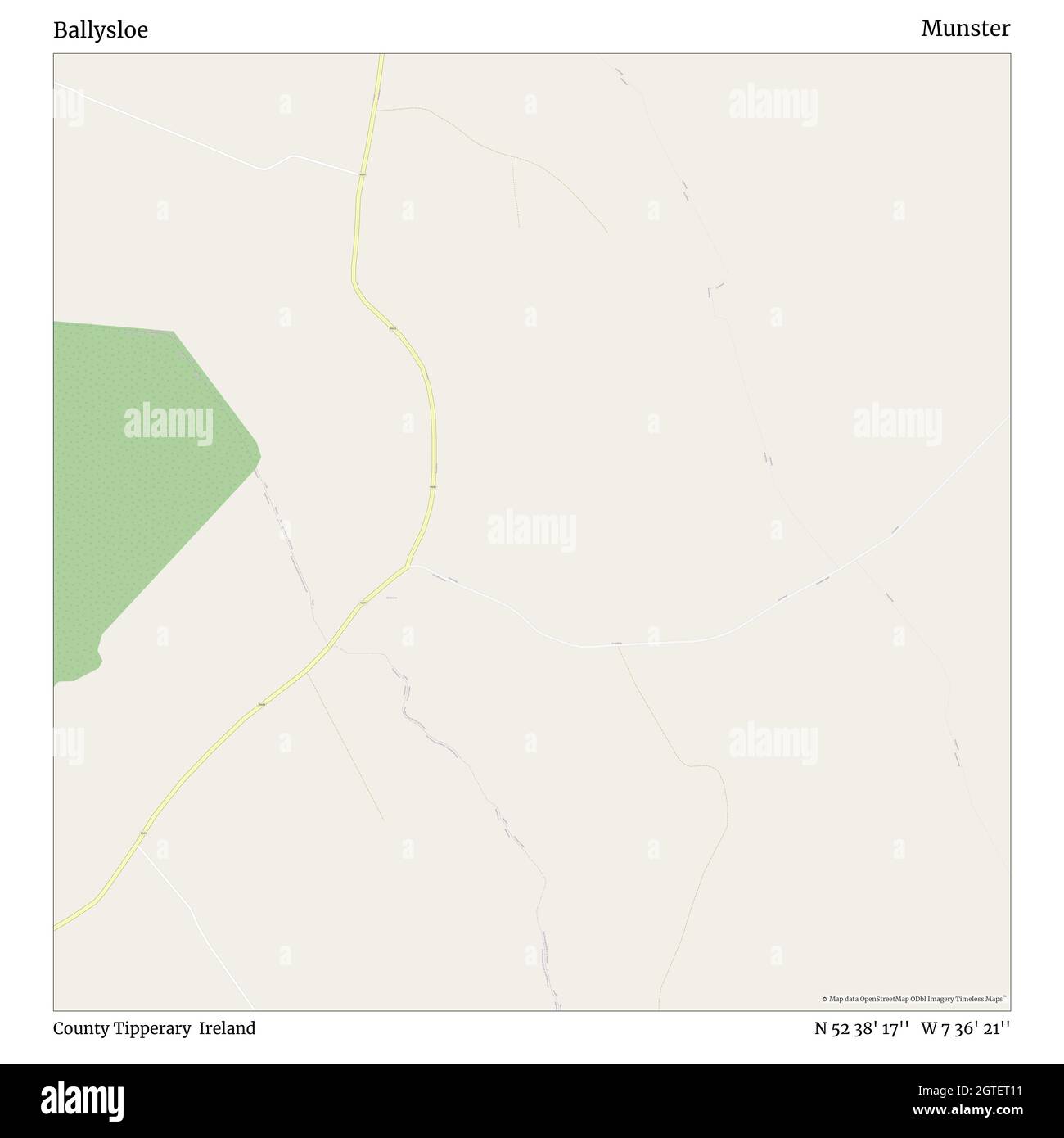 Ballysloe, County Tipperary, Ireland, Munster, N 52 38' 17'', W 7 36 ...