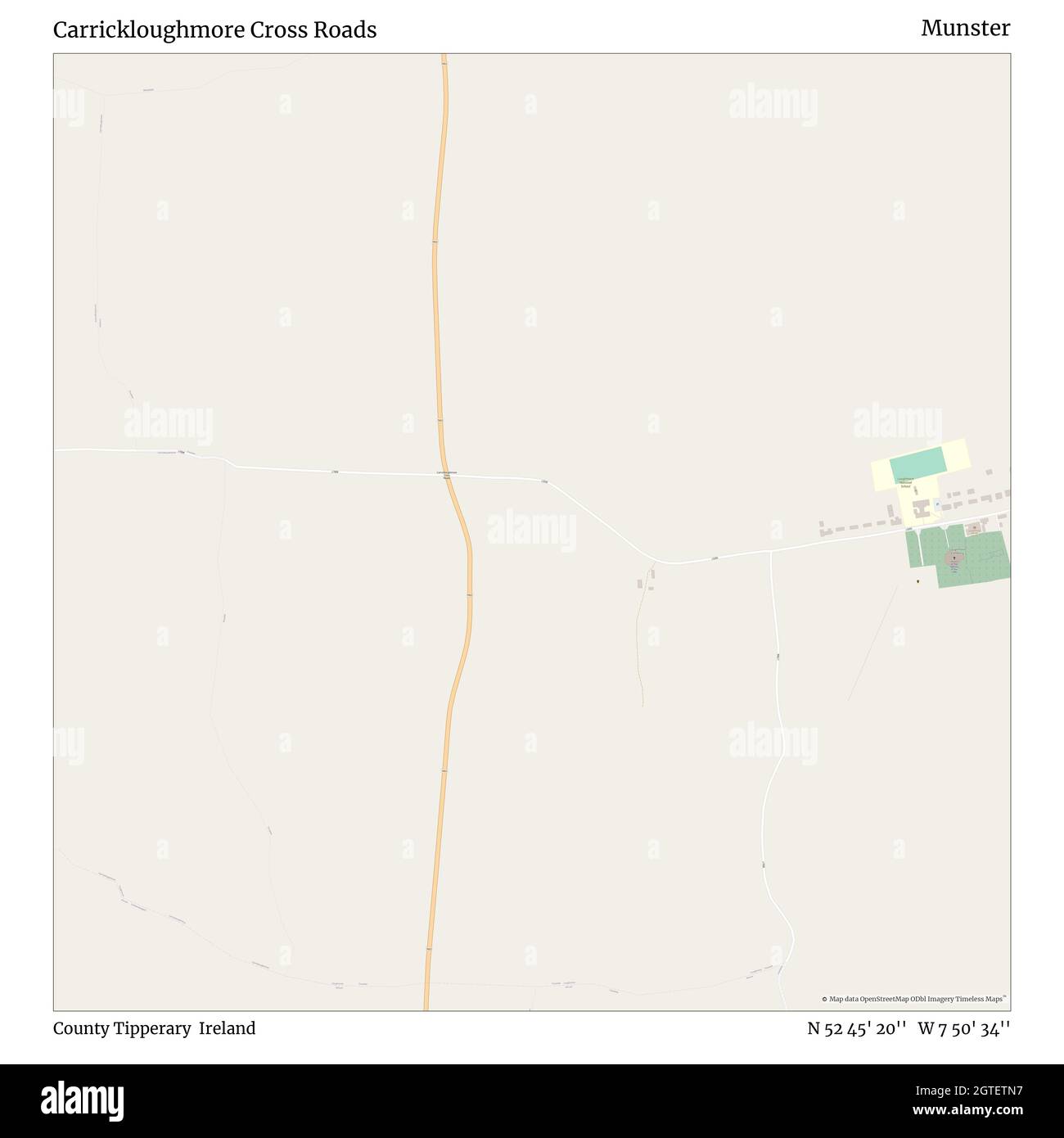 Carrickloughmore Cross Roads, County Tipperary, Ireland, Munster, N 52 ...