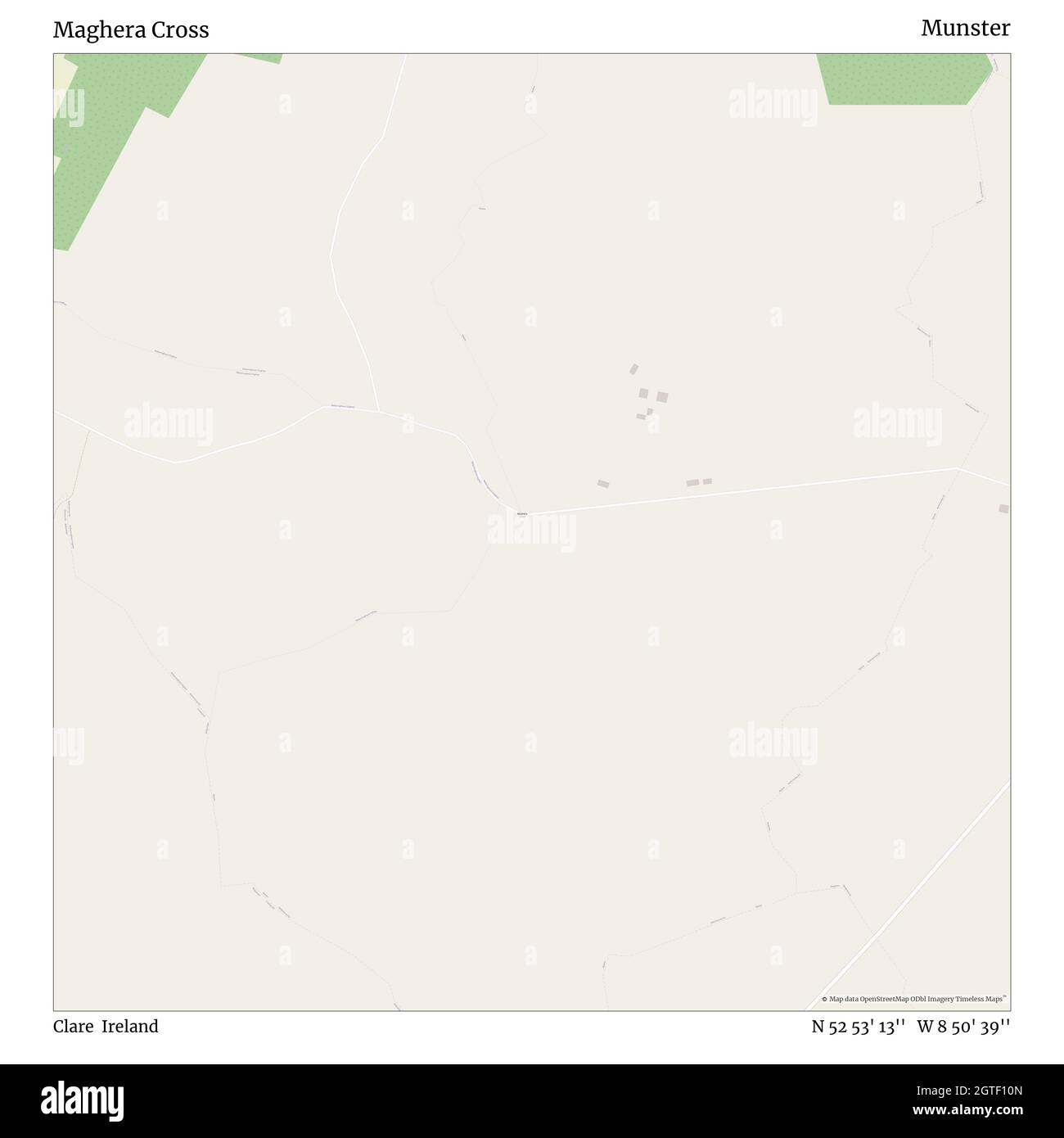 Maghera Cross, Clare, Ireland, Munster, N 52 53' 13'', W 8 50' 39 ...