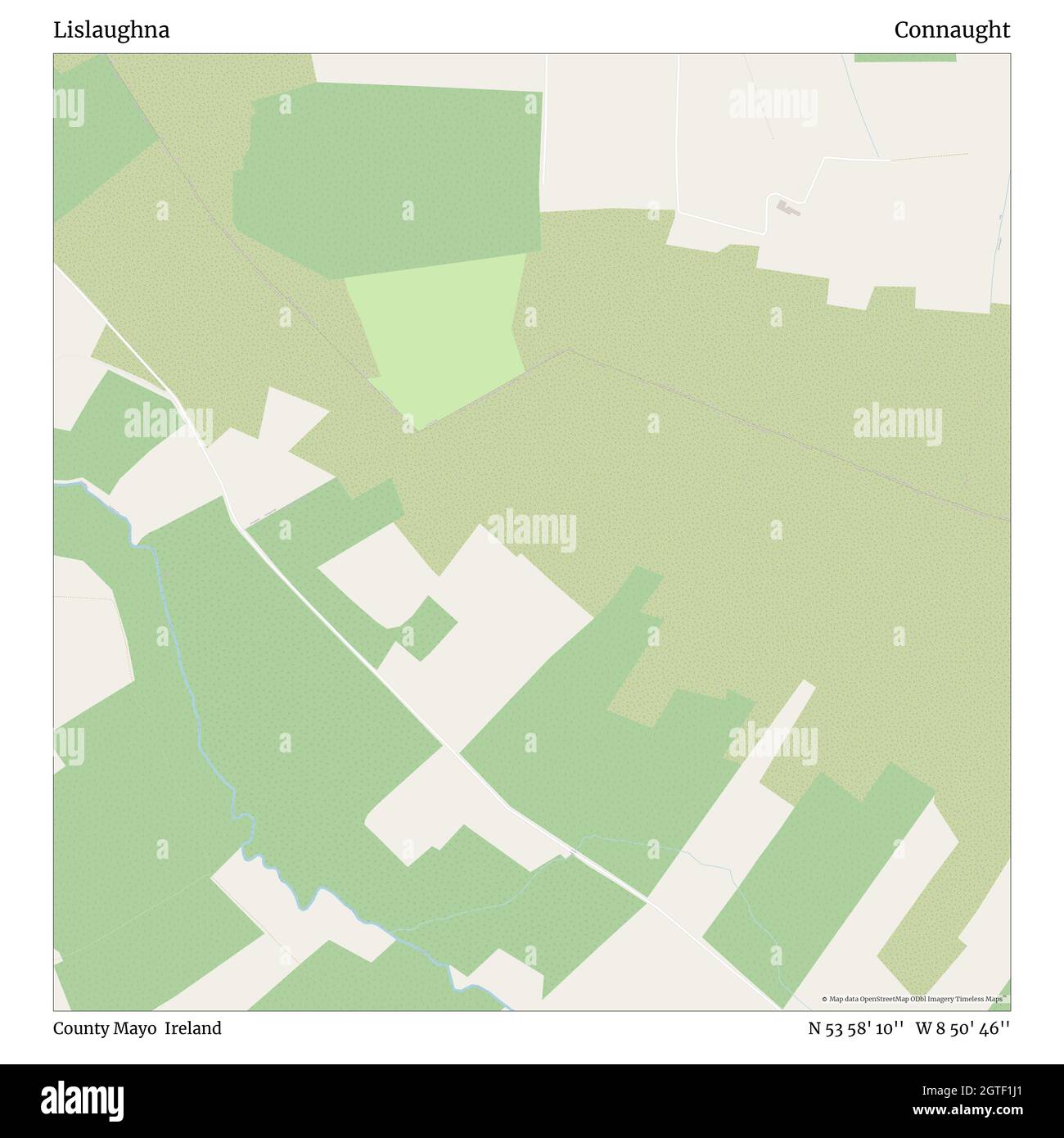 Liislaghna, County Mayo, Ireland, Connaught, N 53 58' 10'', W 8 50' 46 ...