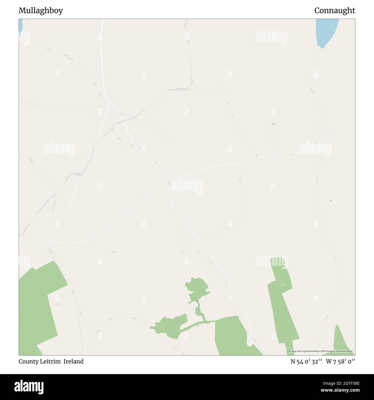 Mullaghboy, County Leitrim, Ireland, Connaught, N 54 0' 32'', W 7 58' 0 ...