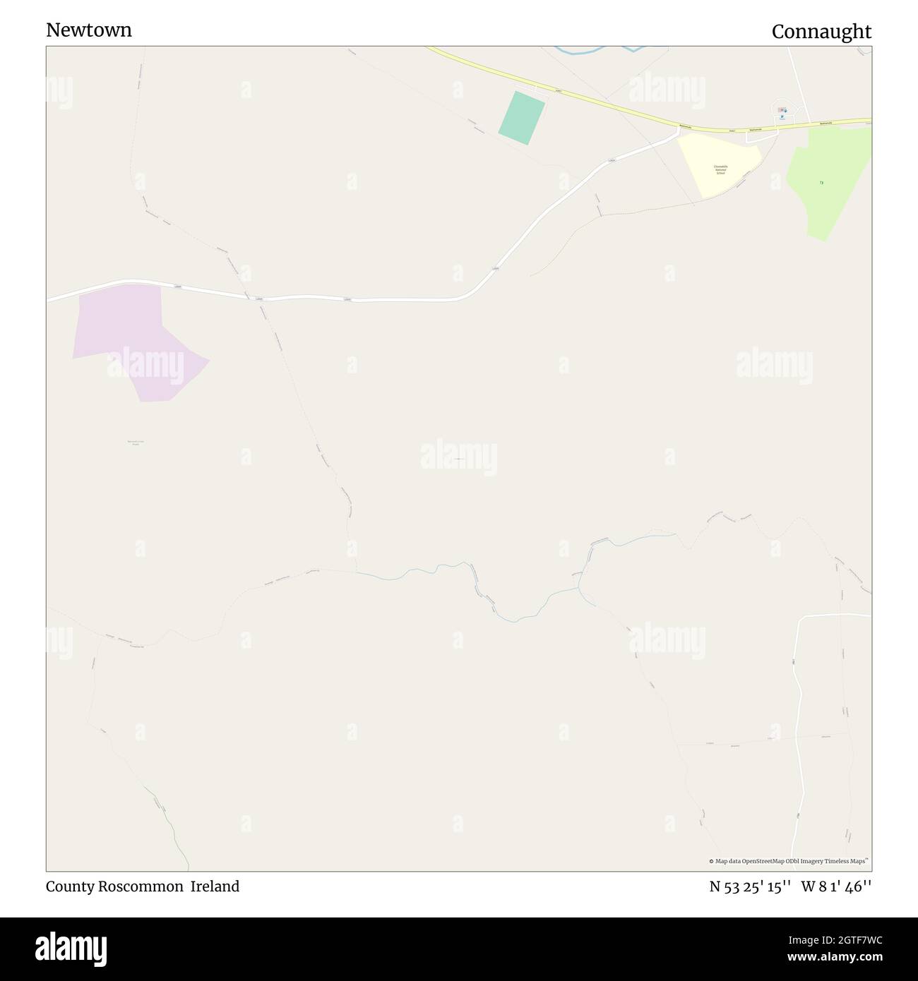 Newtown, County Roscommon, Ireland, Connaught, N 53 25' 15'', W 8 1' 46 ...