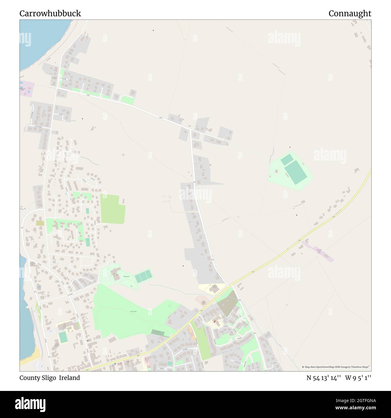 Carrowhubbuck, County Sligo, Ireland, Connaught, N 54 13' 14'', W 9 5 ...