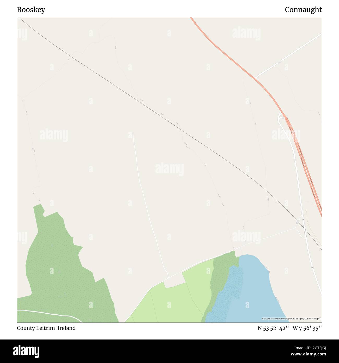 Rooskey, County Leitrim, Ireland, Connaught, N 53 52' 42'', W 7 56' 35 ...
