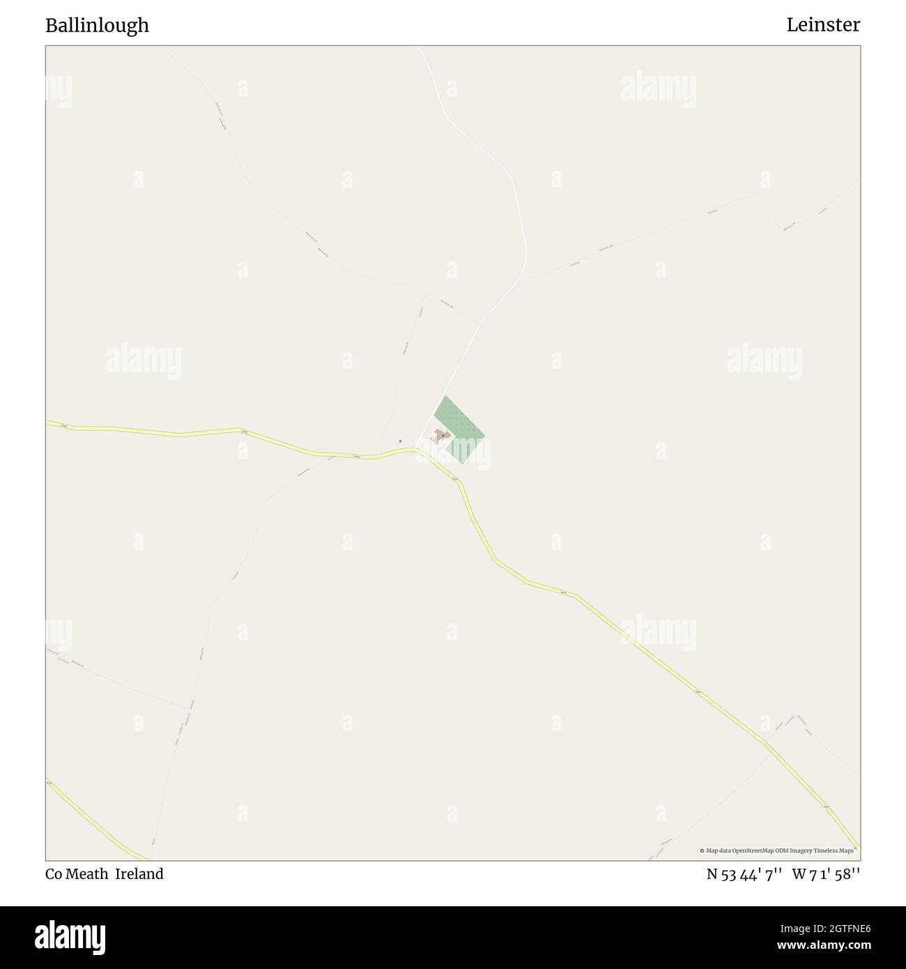 Ballinlough, Co Meath, Irland, Leinster, N 53 44' 7'', W 7 1' 58'', map ...