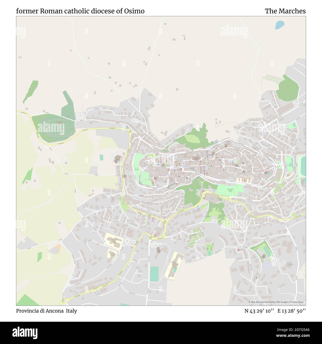Ehemalige römisch-katholische Diözese Osimo, Provincia di Anconica ...