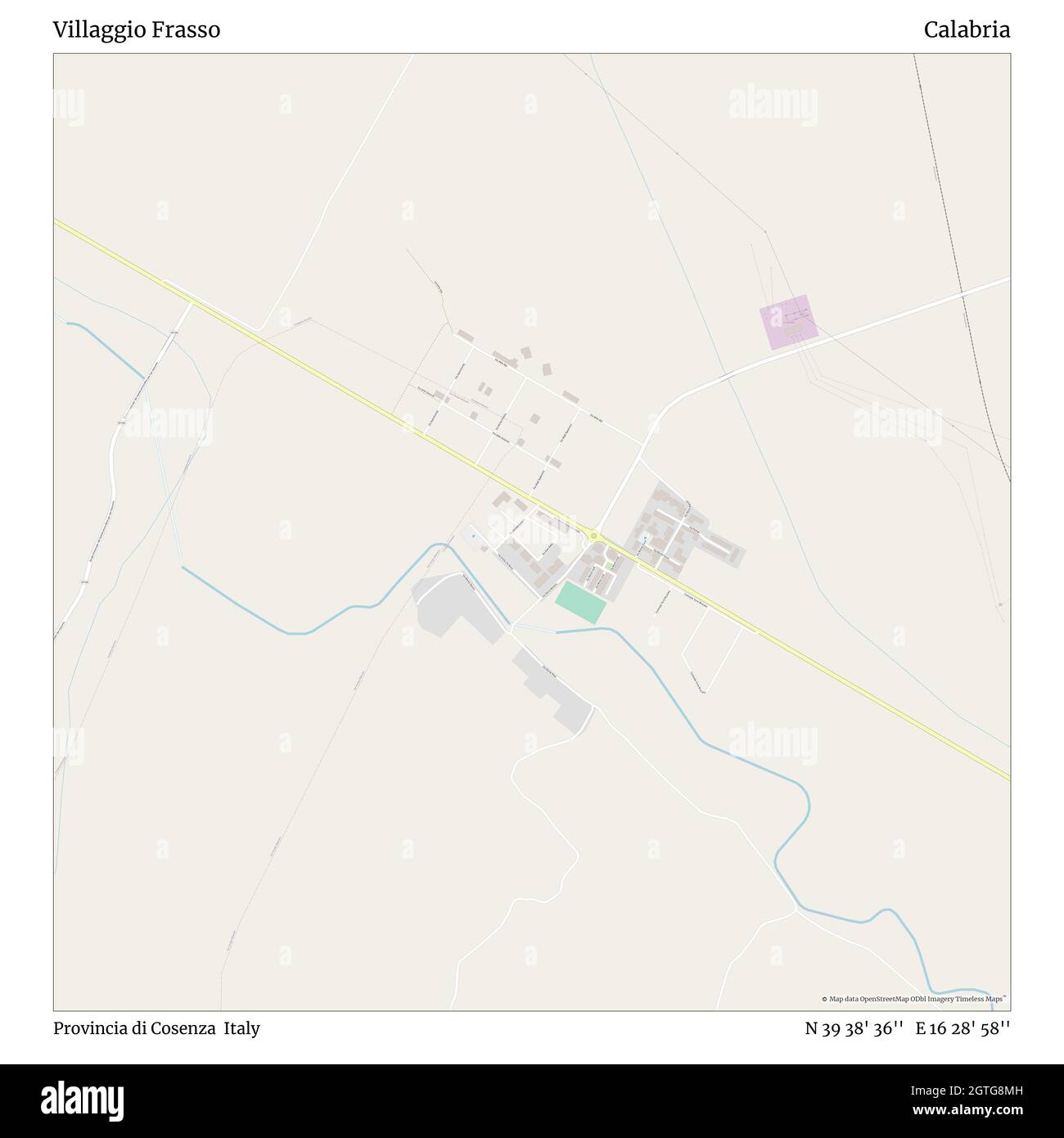 Villaggio Frasso, Provincia di Cosenza, Italien, Kalabrien, N 39 38' 36 ...