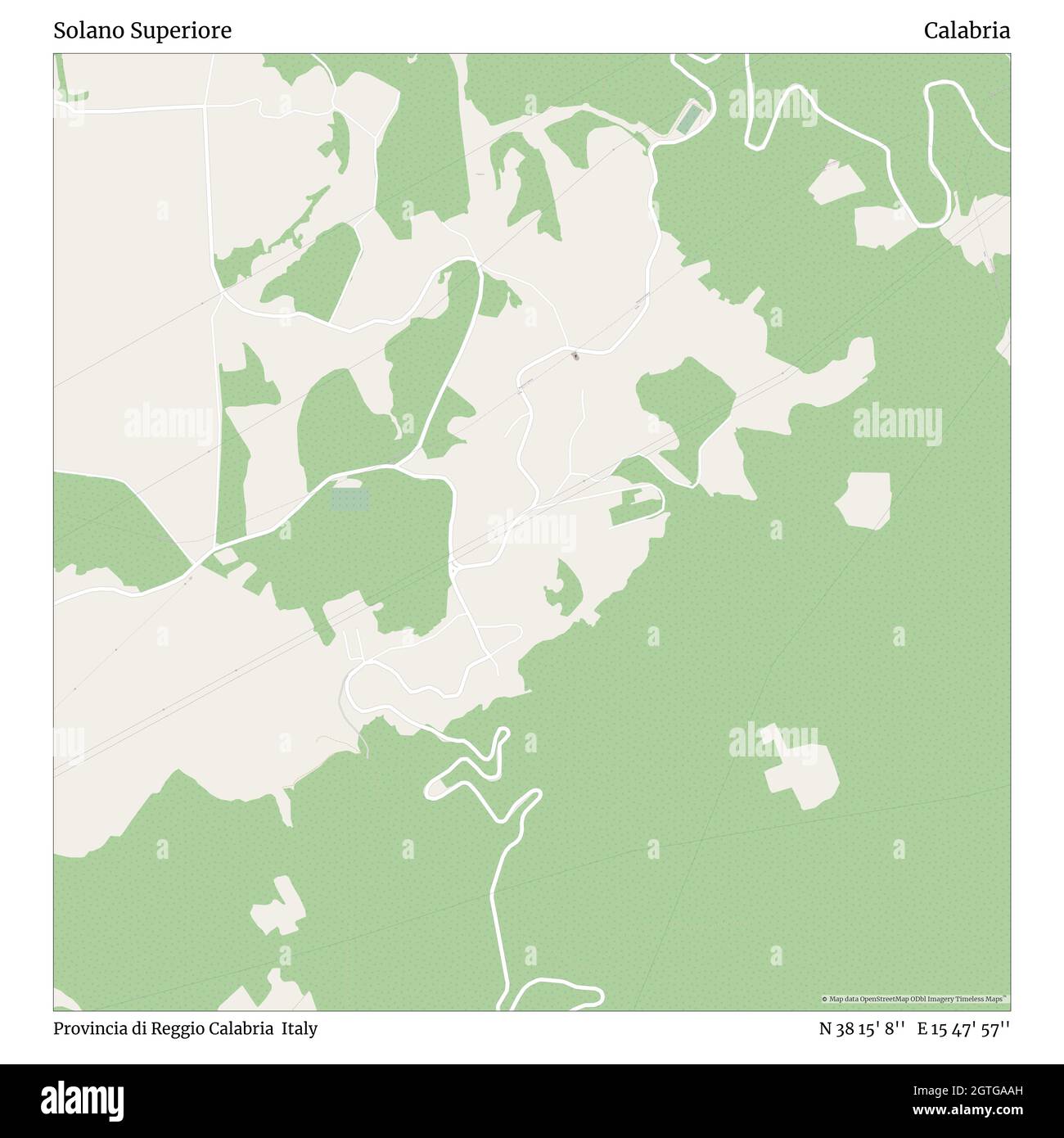 Solano Superiore, Provincia di Reggio Calabria, Italien, Kalabrien, N ...