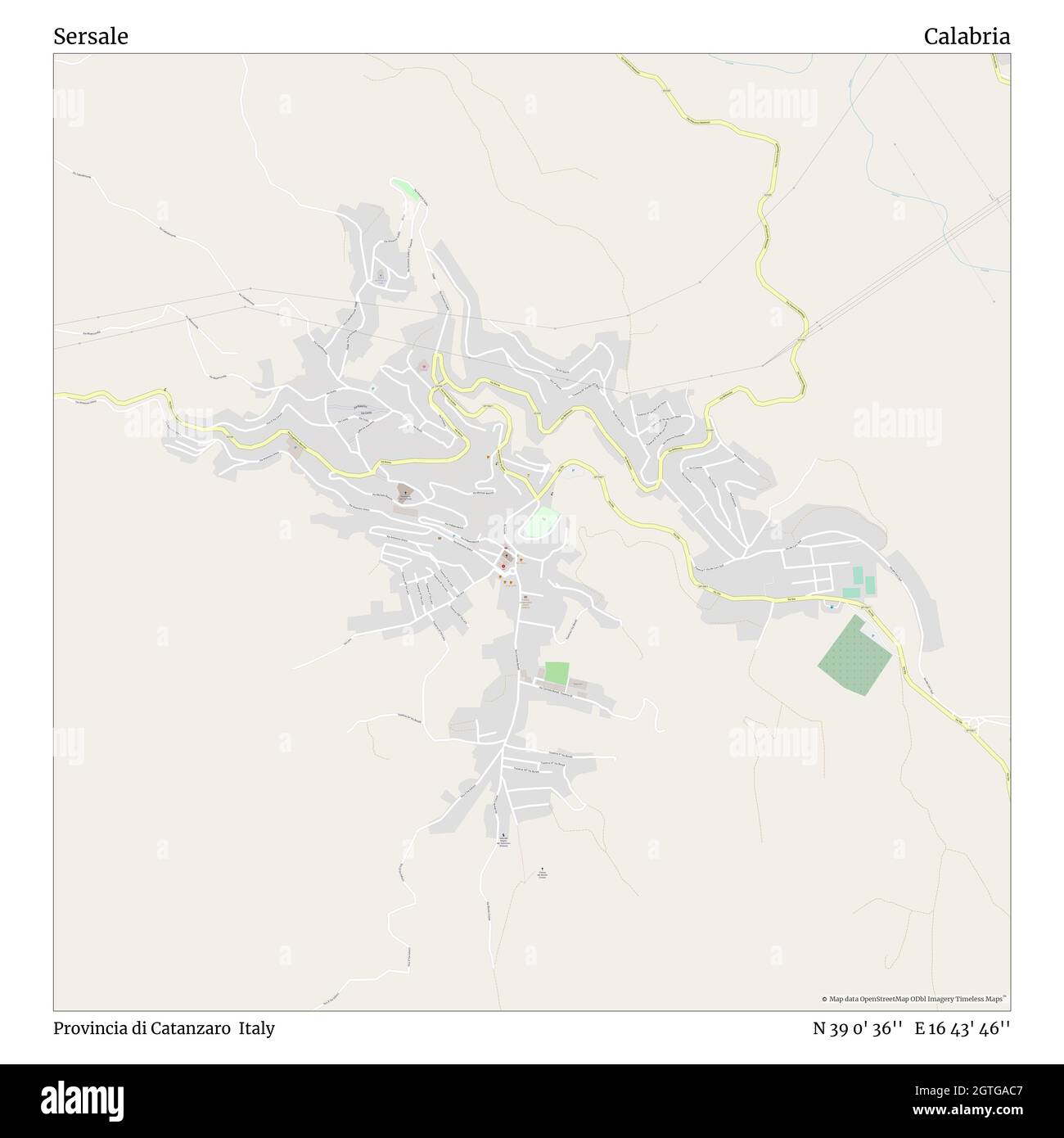 Sersale, Provincia di Catanzaro, Italien, Kalabrien, N 39 0' 36'', E 16 ...