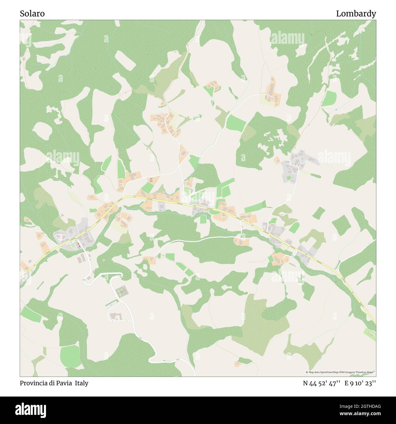 Solaro, Provincia di Pavia, Italien, Lombardei, N 44 52' 47'', E 9 10 ...