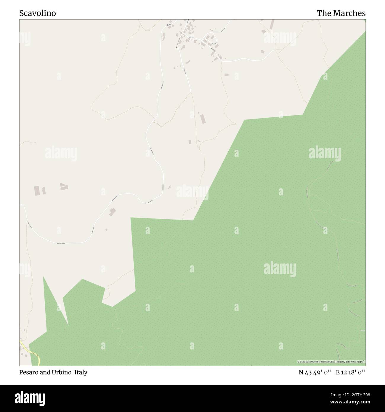 Scavolino, Pesaro und Urbino, Italien, die Marken, N 43 49' 0'', E 12 ...