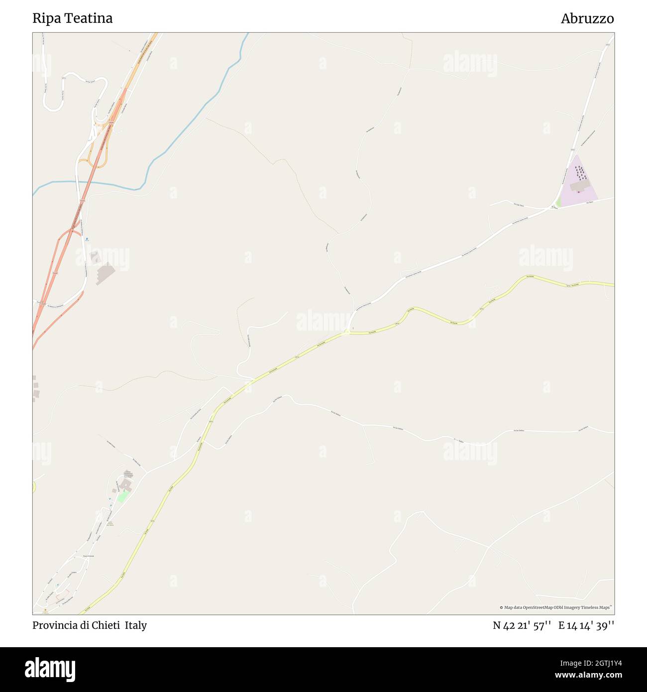 Ripa Teatina, Provincia di Chieti, Italien, Abruzzen, N 42 21' 57'', E ...