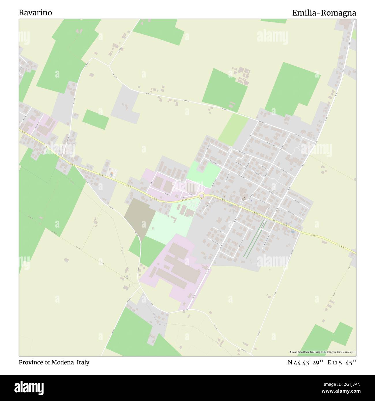 Ravarino, Provinz Modena, Italien, Emilia-Romagna, N 44 43' 29'', E 11 ...