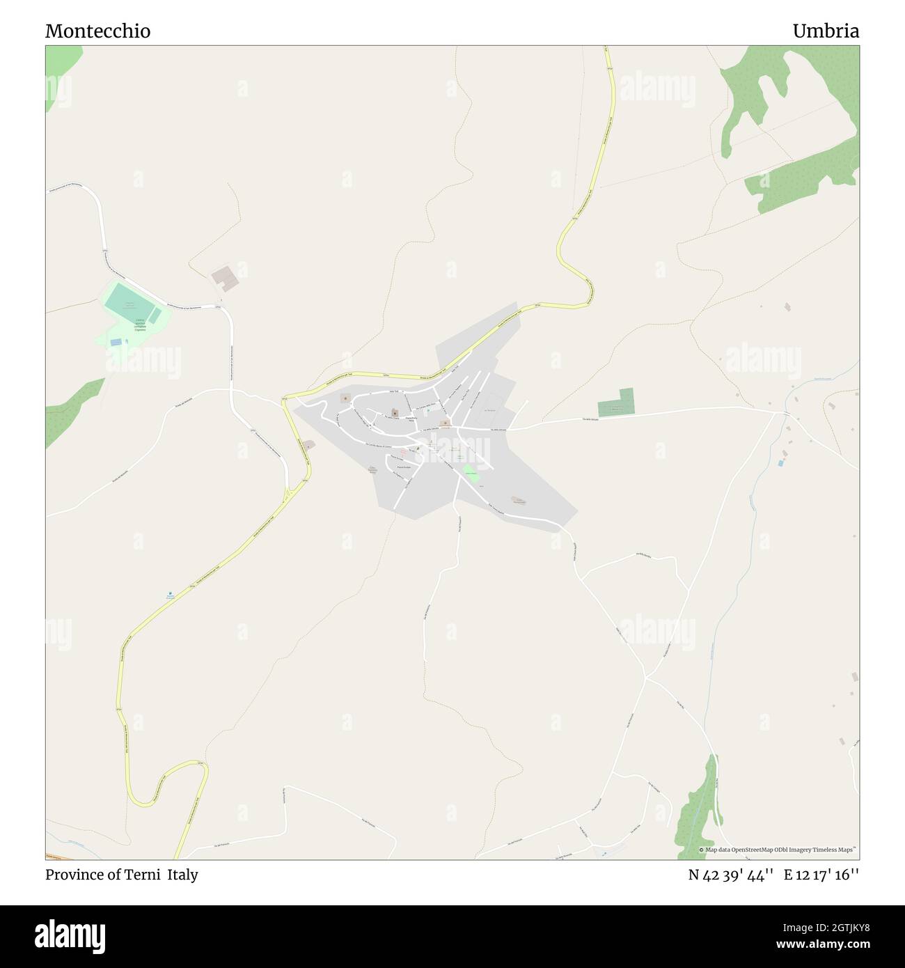 Montecchio, Provinz Terni, Italien, Umbrien, N 42 39' 44'', E 12 17' 16 ...