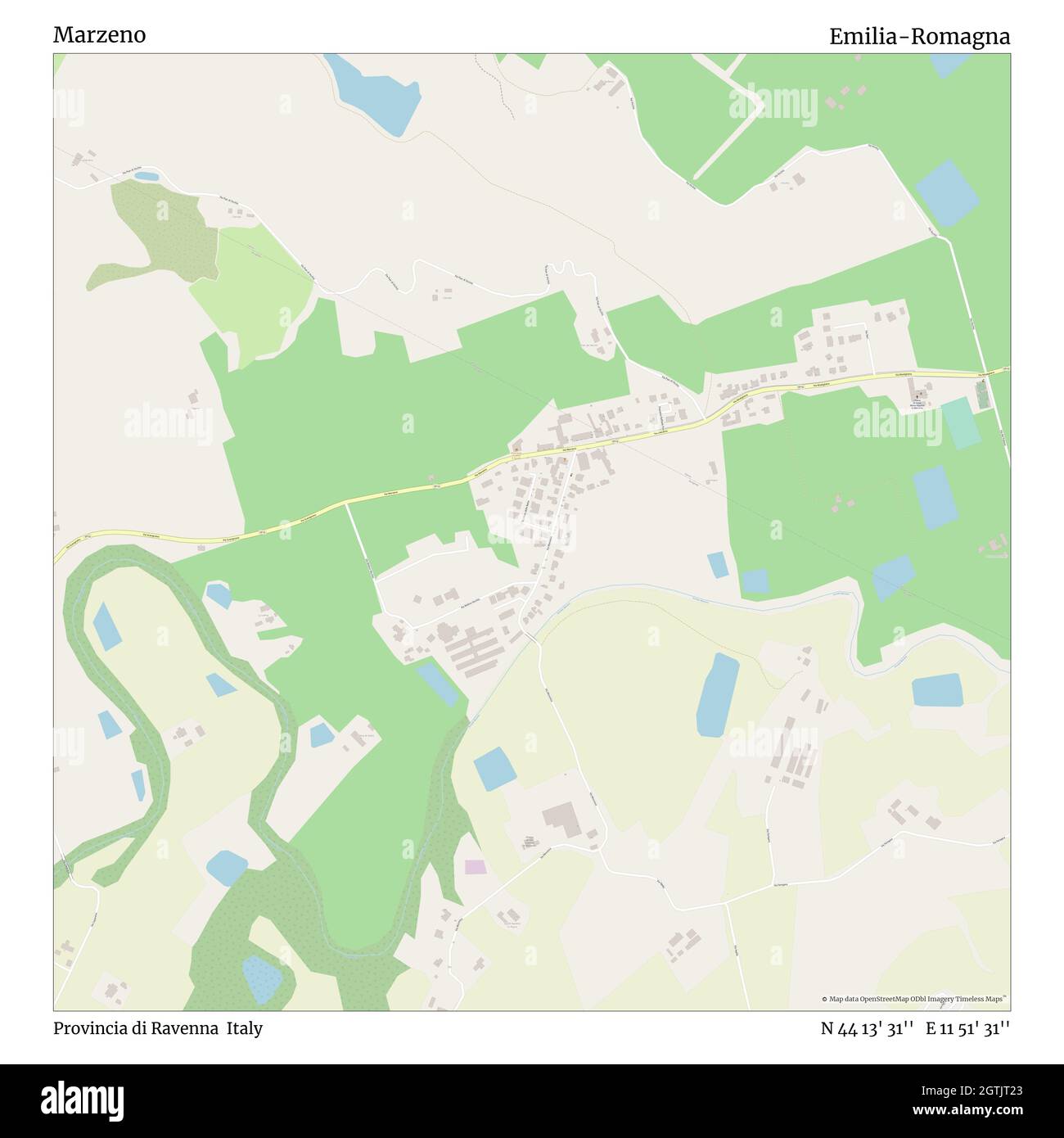 Marzeno, Provincia di Ravenna, Italien, Emilia-Romagna, N 44 13' 31 ...