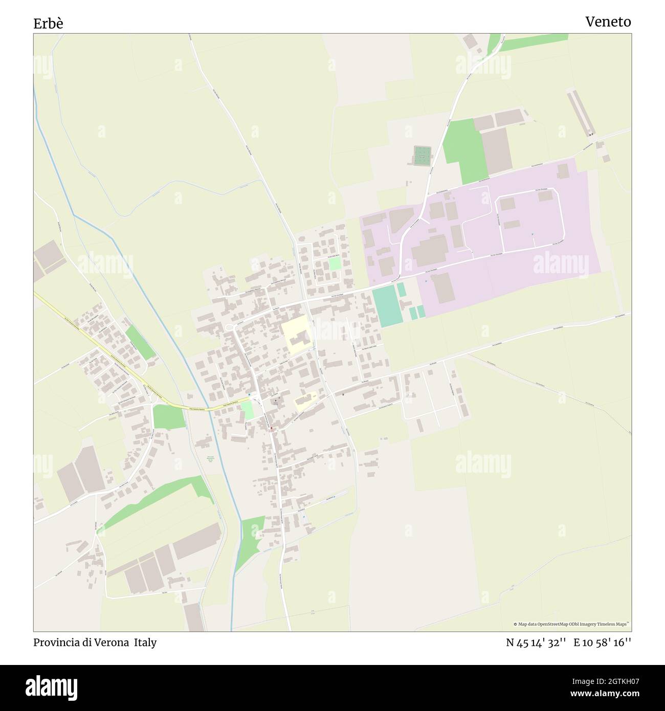 Erbè, Provincia di Verona, Italien, Venetien, N 45 14' 32'', E 10 58 ...
