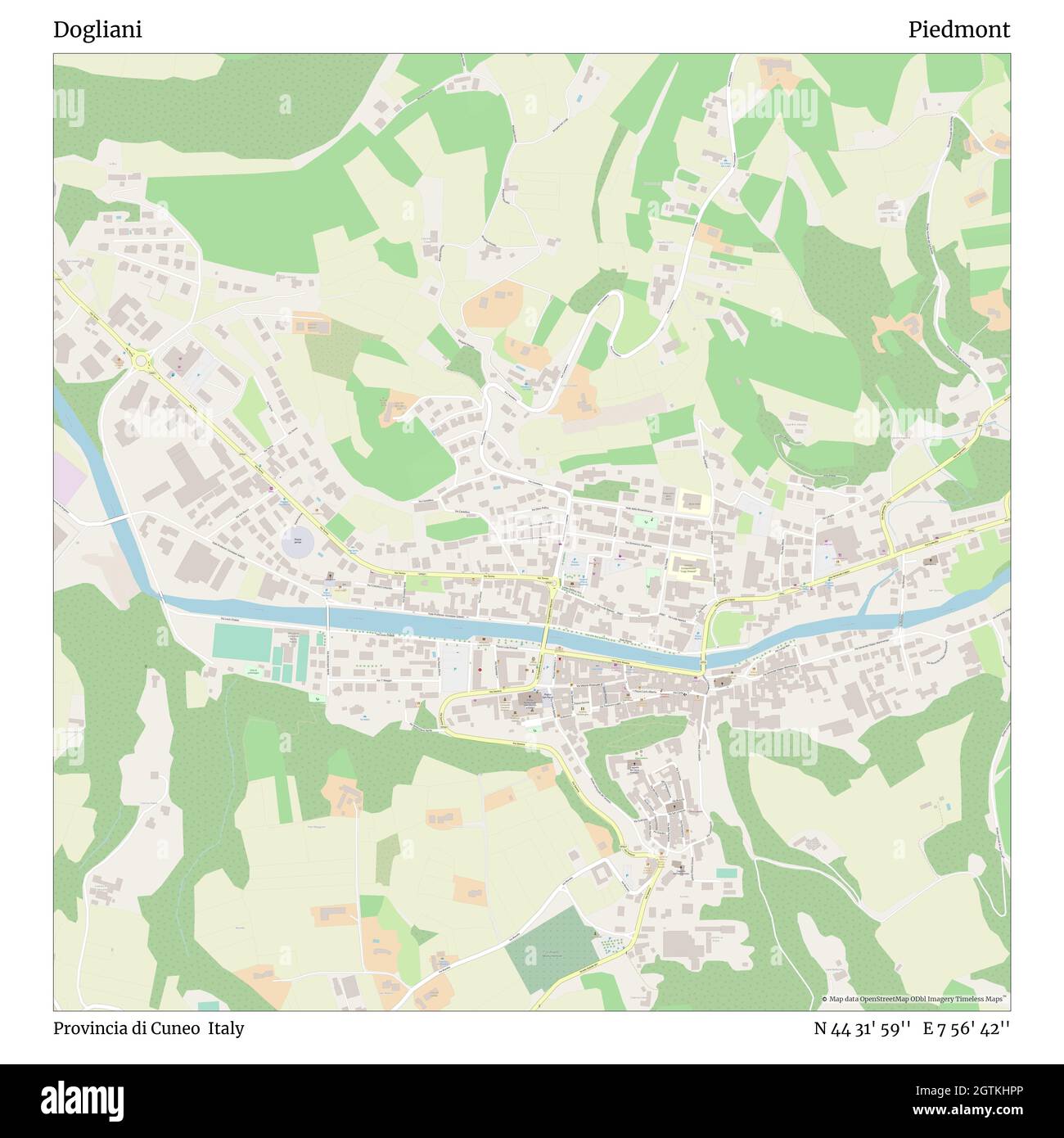 Dogliani, Provincia di Cuneo, Italien, Piemont, N 44 31' 59'', E 7 56 ...