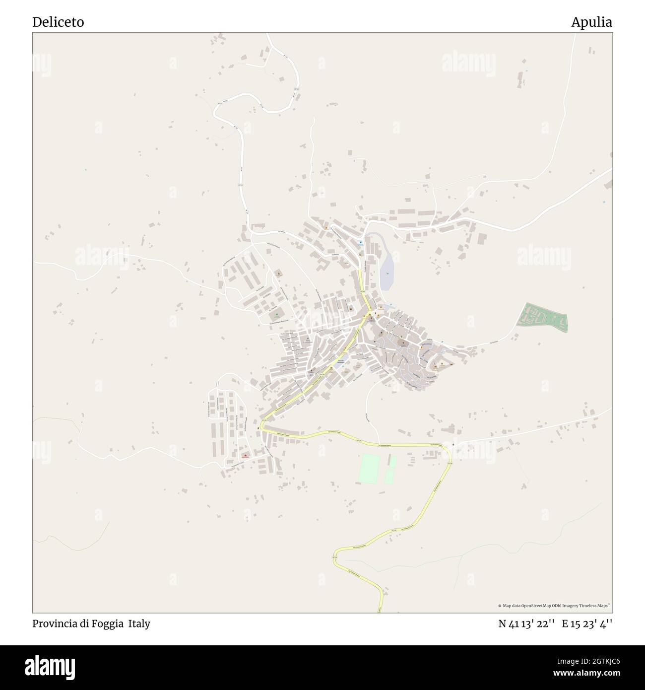 Deliceto, Provincia di Foggia, Italien, Apulien, N 41 13' 22'', E 15 23 ...