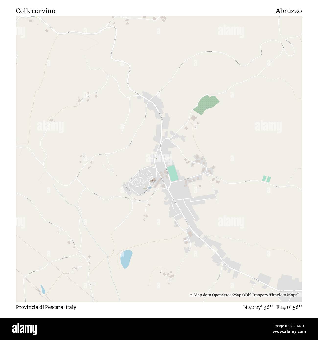 Collecorvino, Provincia di Pescara, Italien, Abruzzen, N 42 27' 36'', E ...