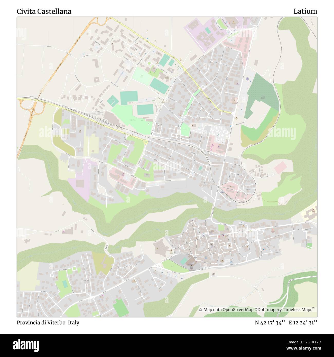Karte von viterbo -Fotos und -Bildmaterial in hoher Auflösung – Alamy