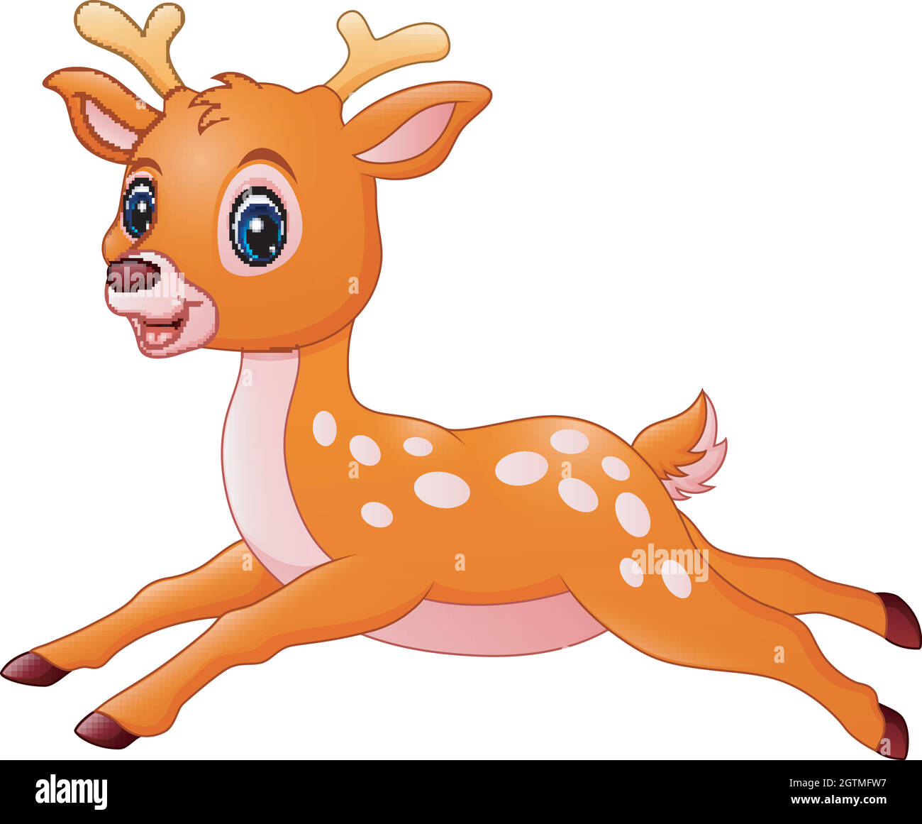 Cartoon hirsch -Fotos und -Bildmaterial in hoher Auflösung – Alamy