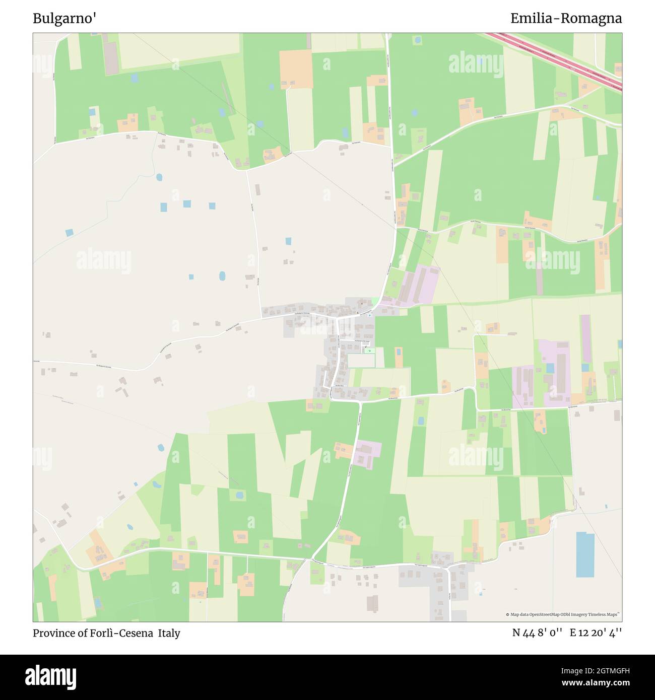 Bulgarno', Provinz Forlì-Cesena, Italien, Emilia-Romagna, N 44 8' 0 ...