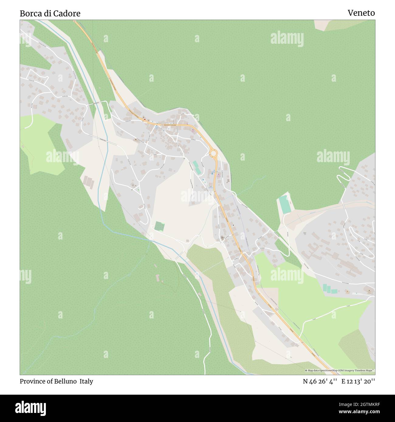 Borca di Cadore, Provinz Belluno, Italien, Venetien, N 46 26' 4'', E 12 ...