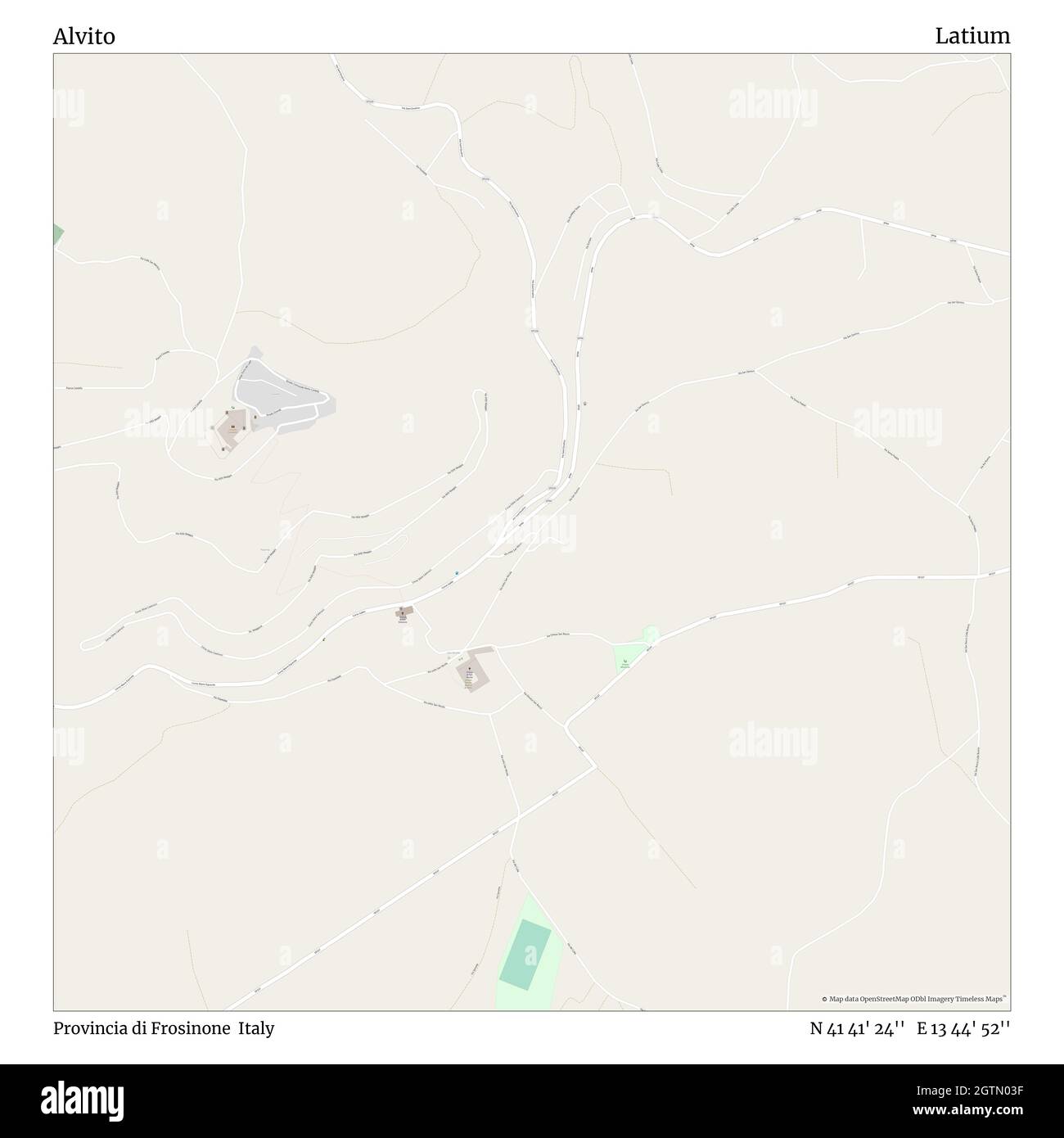 Alvito, Provincia di Frosinone, Italien, Latium, N 41 41' 24'', E 13 44 ...