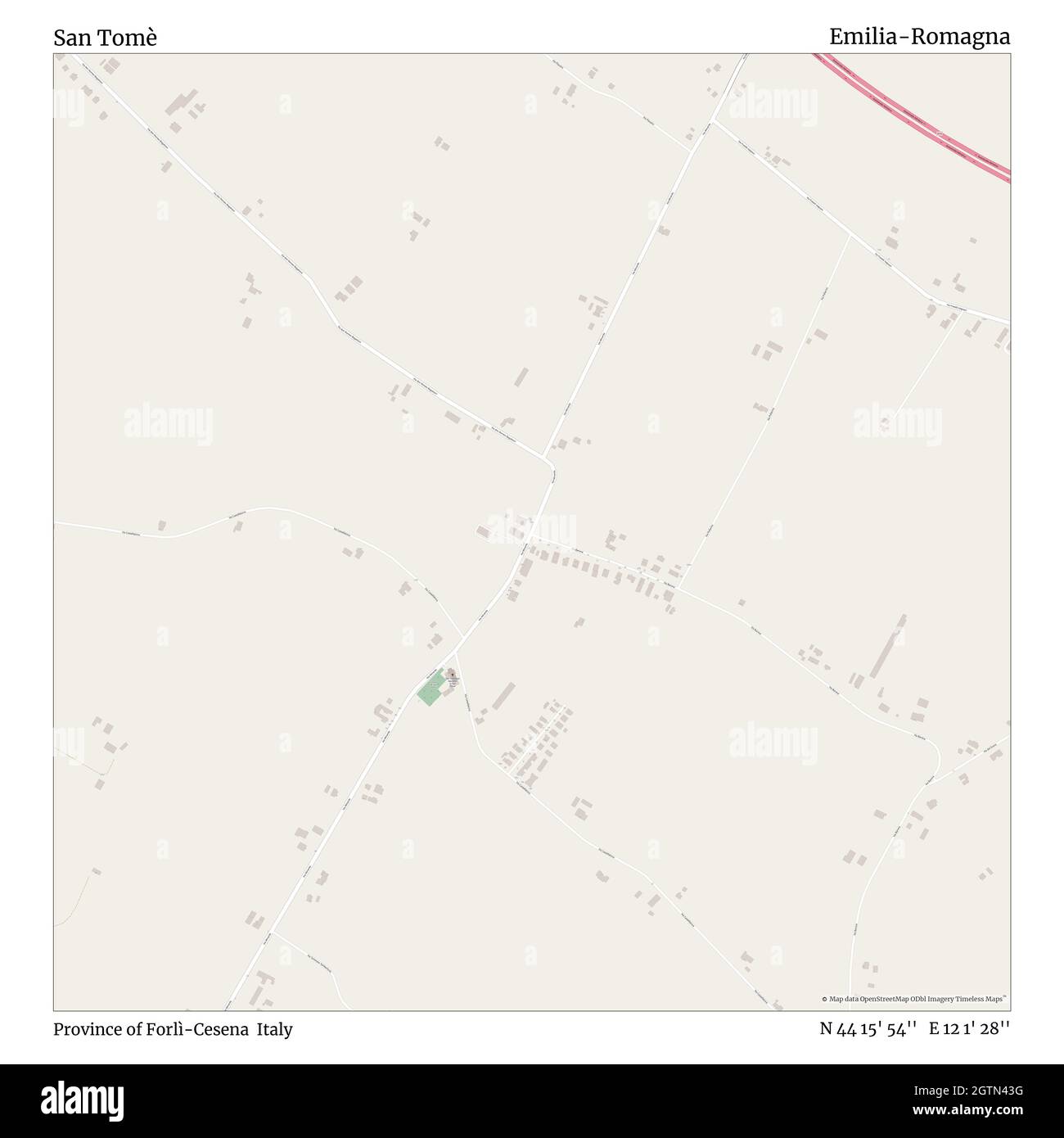 San Tomè, Provinz Forlì-Cesena, Italien, Emilia-Romagna, N 44 15' 54 ...